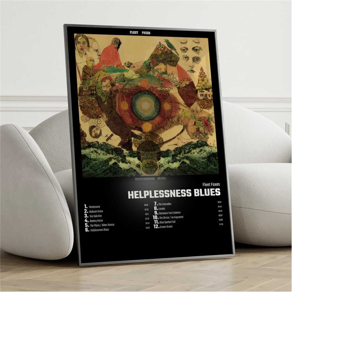 Fleet Foxes - Helplessness Blues Album Cover Poster - Inspire Uplift