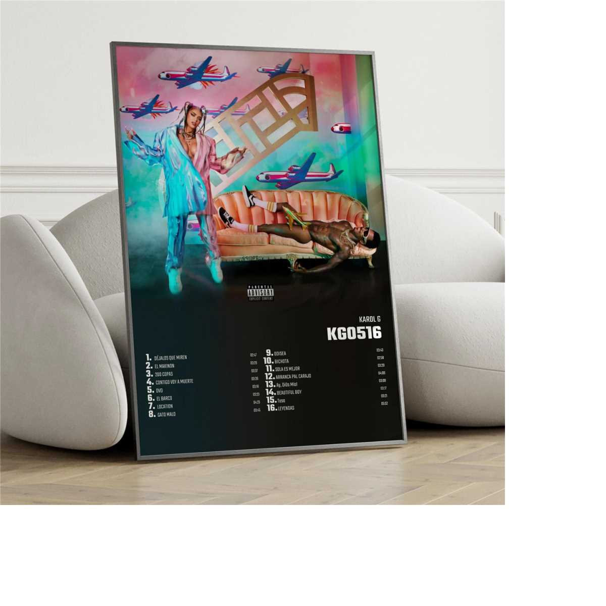 Karol G - Kg0516 Album Cover Poster Wall - Inspire Uplift