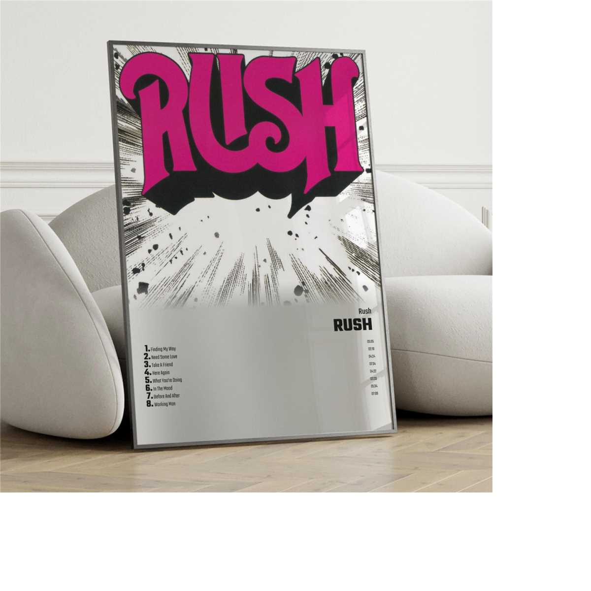 Rush - Rush Album Cover Poster Wall Art, | Inspire Uplift