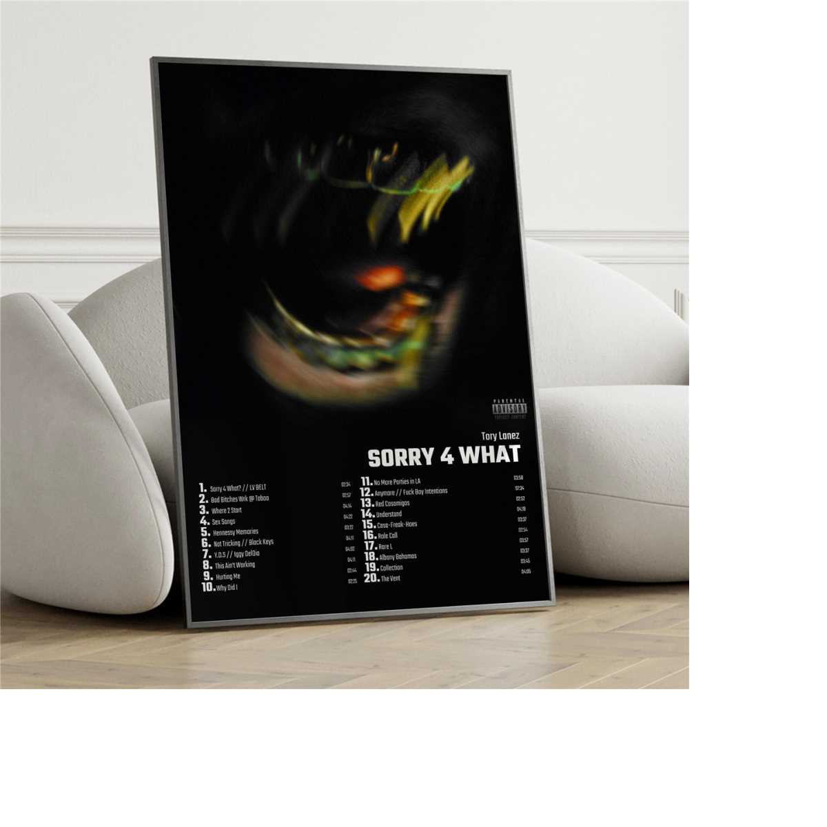 Tory Lanez - Sorry 4 What Album Cover | Inspire Uplift