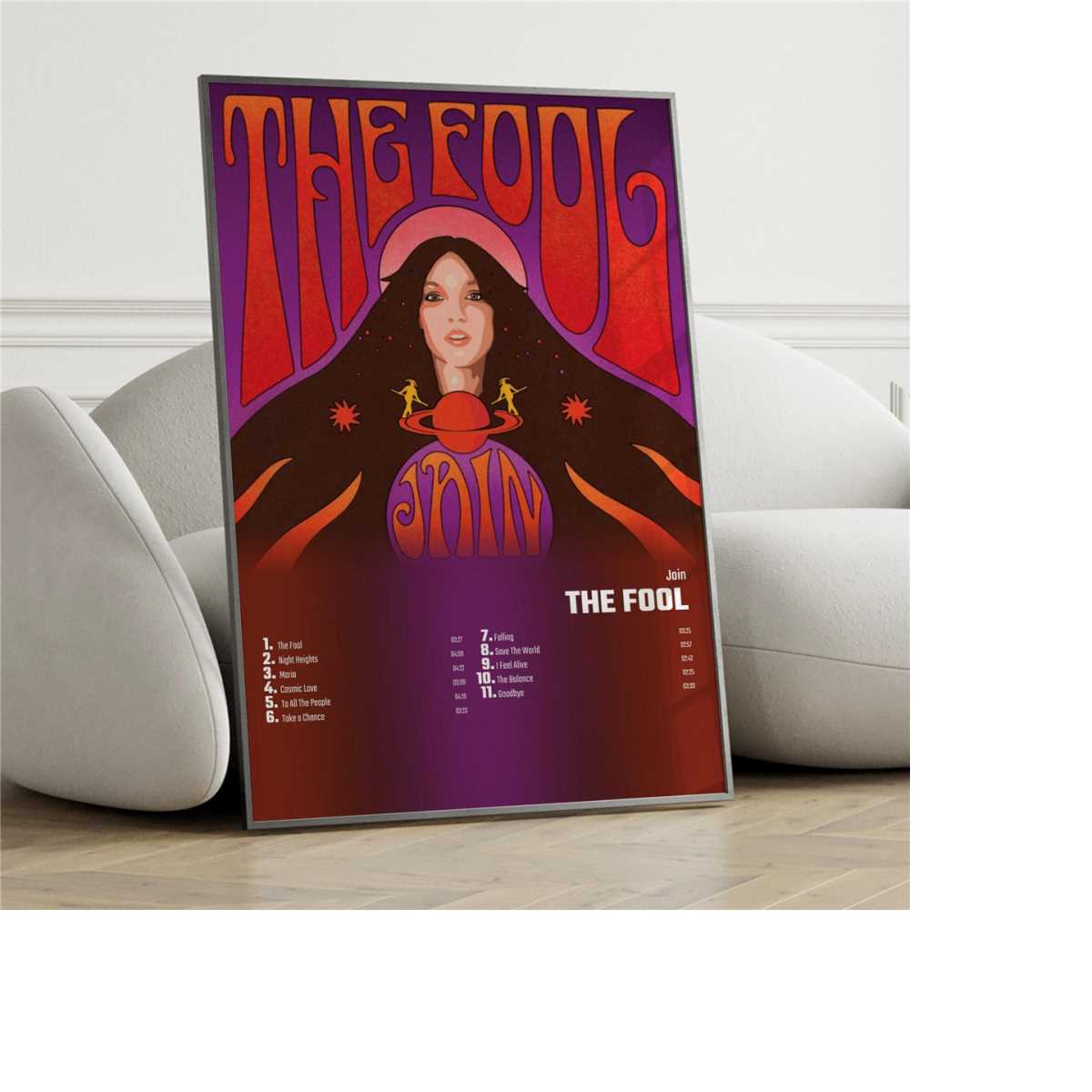 Jain - The Fool Album Cover Poster Wall | Inspire Uplift