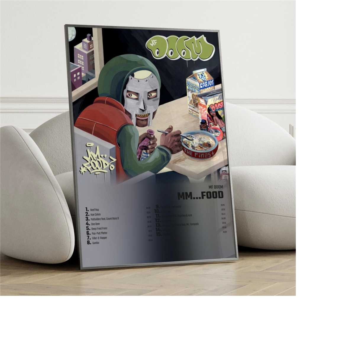 Mf Doom - Mm..food Album Cover Poster, Wall | Inspire Uplift