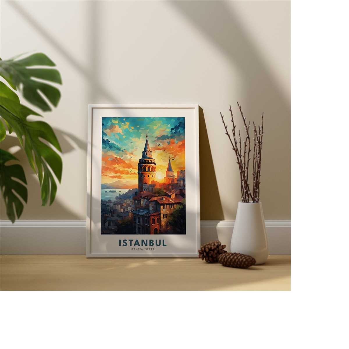 Istanbul Print - Turkey Poster - Turkey Print | Inspire Uplift
