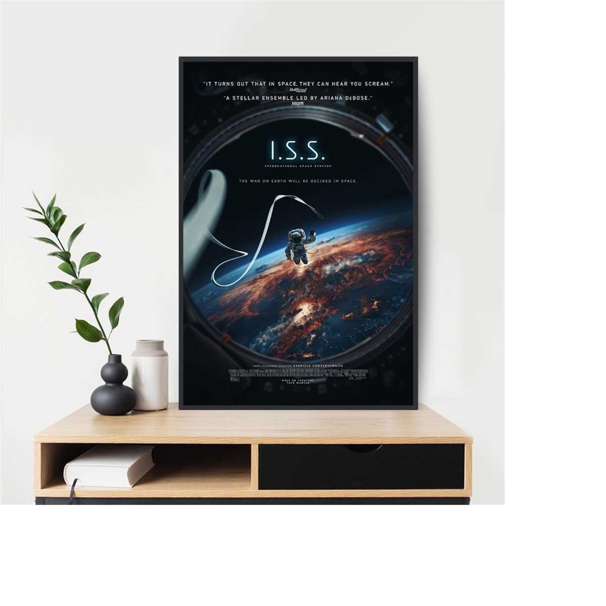 I.S.S. 2024 Movie Poster Art Movie Wall Room - Inspire Uplift