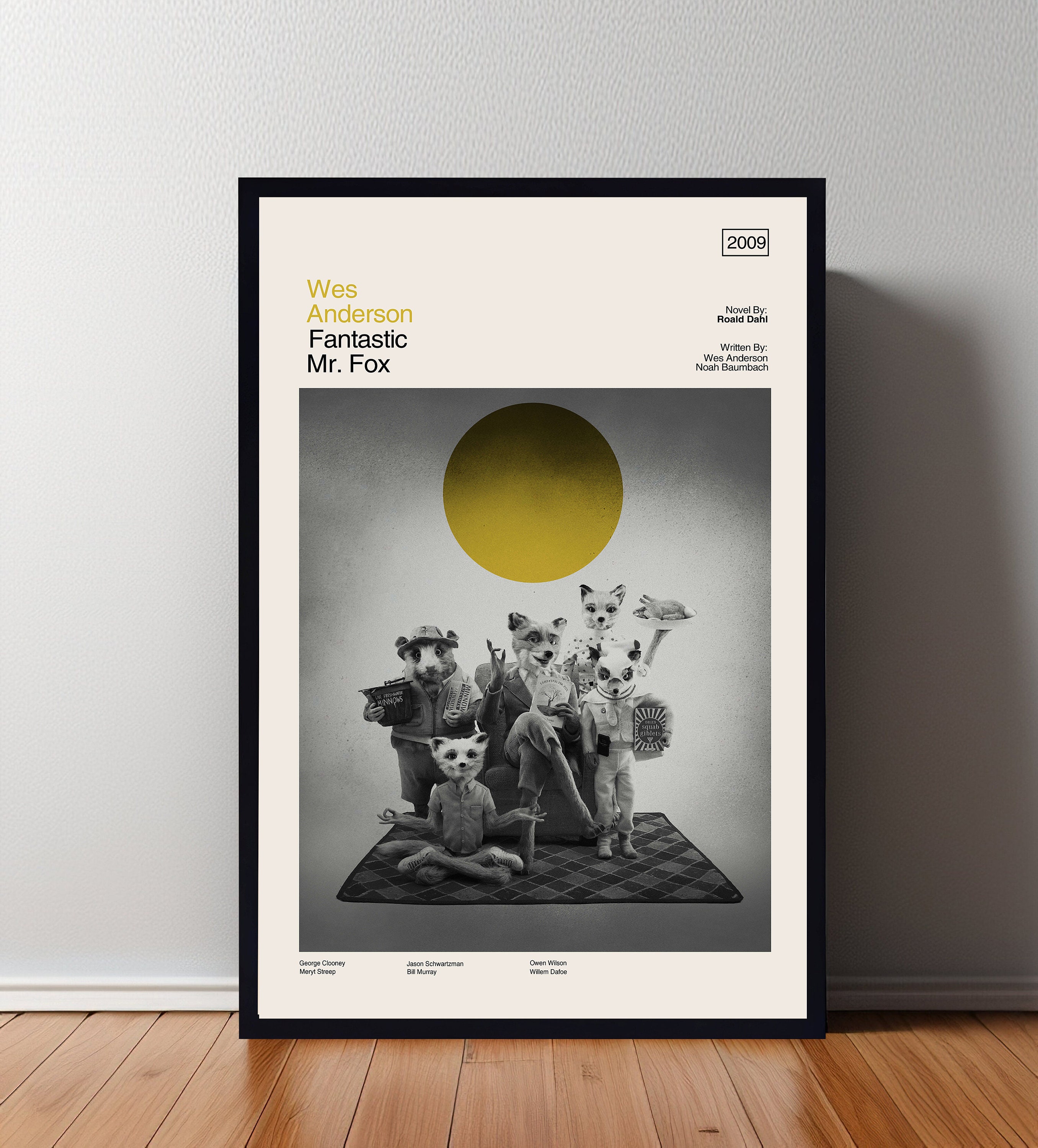 Fantastic Mr Fox Poster, Fantastic Mr Fox Print, Retro Movie | Inspire ...