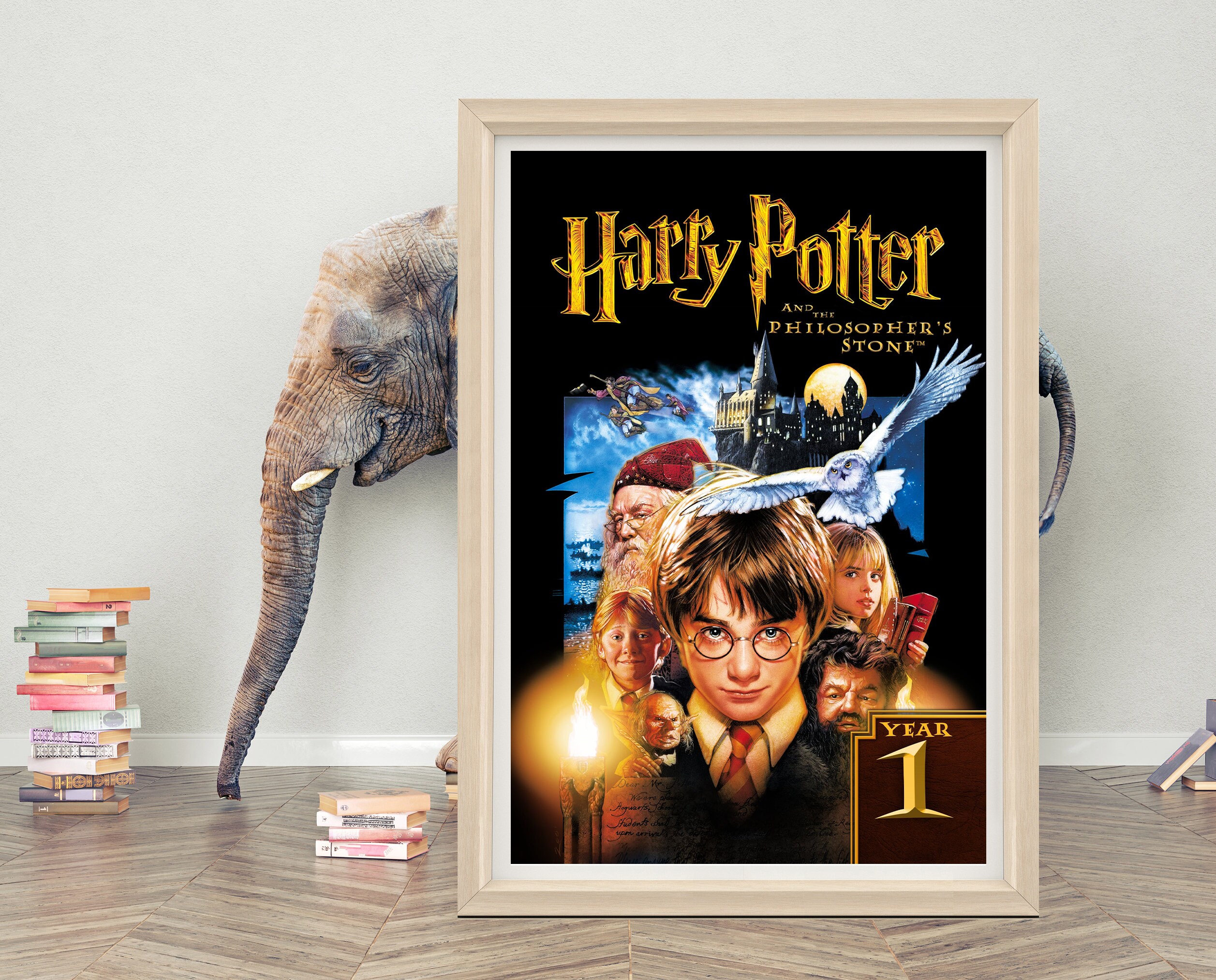Harry Potter and the Philosopher's Stone Poster Wall Art H | Inspire Uplift