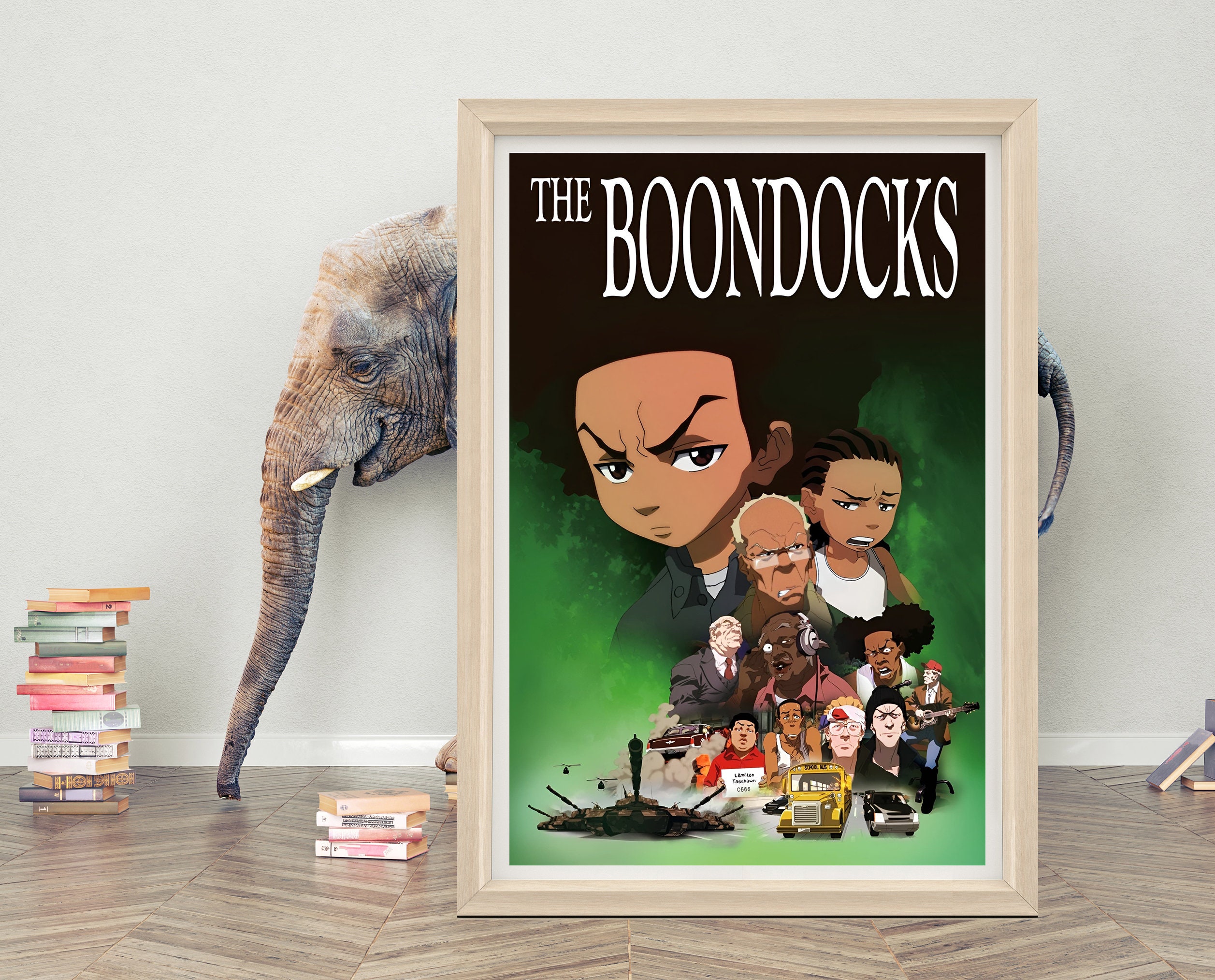 The Boondocks Poster Classic Anime Movie Poster High Quali | Inspire Uplift