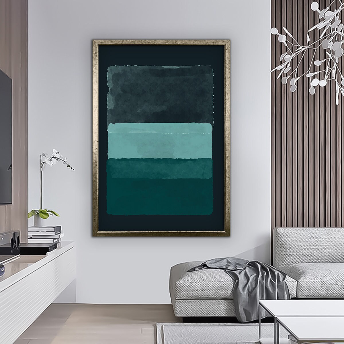 Mark Rothko Frame Canvas, Mark Rothko style abstract home de | Inspire ...