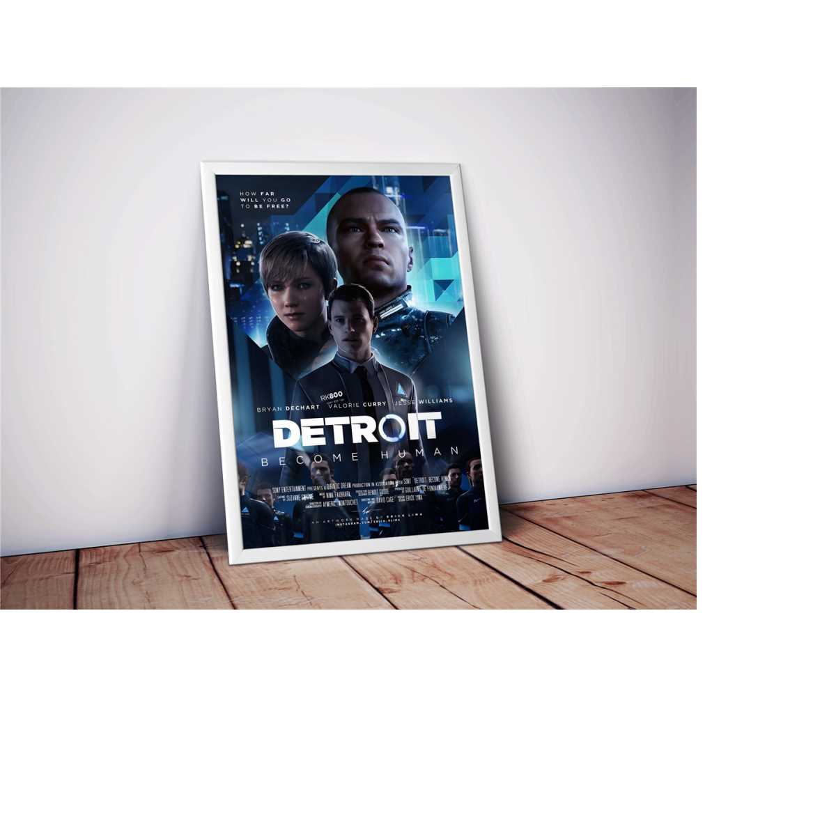 Detroit Become Human Poster | Gaming Poster | - Inspire Uplift