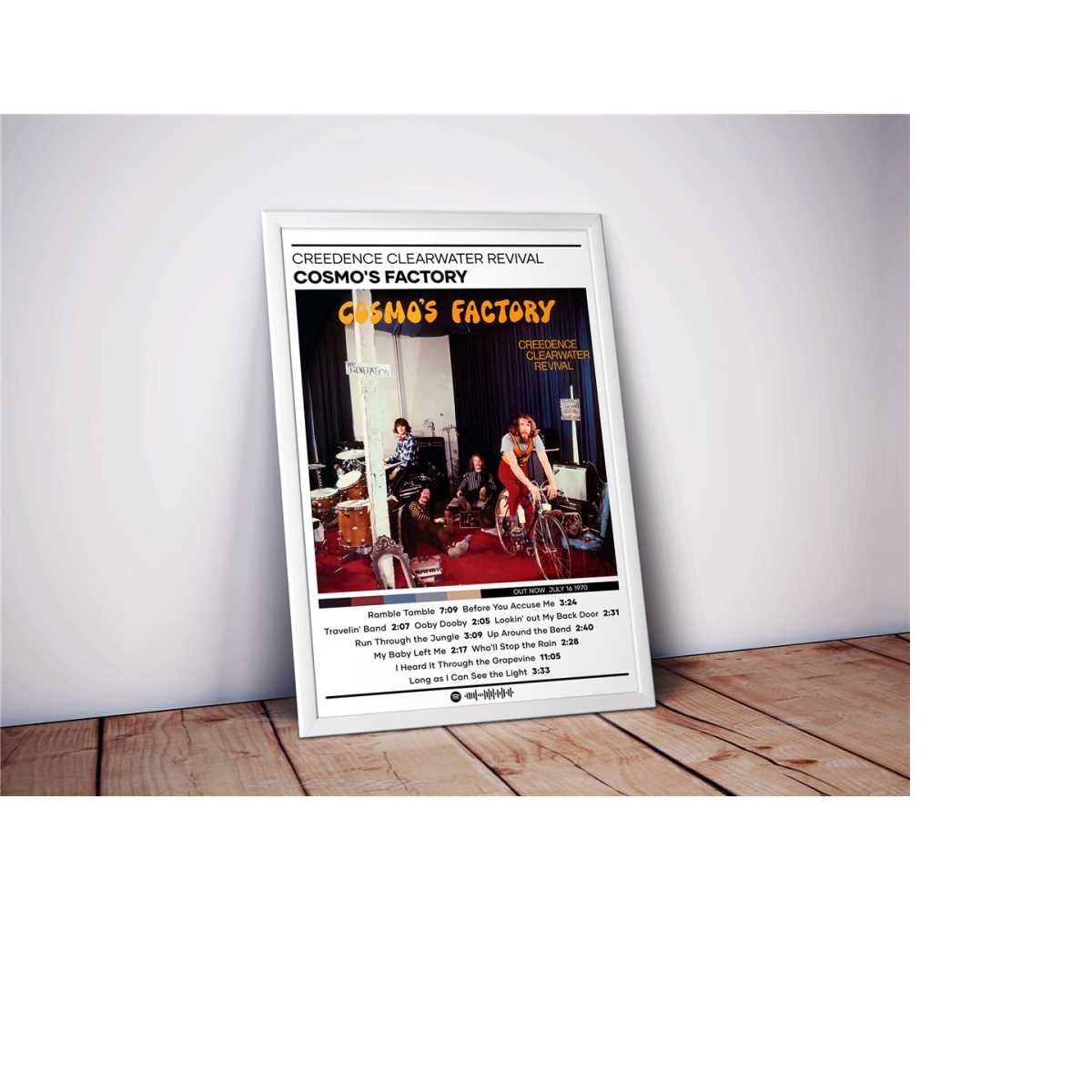 Creedence Clearwater Revival Poster | Cosmo's Factory Poster | Inspire ...