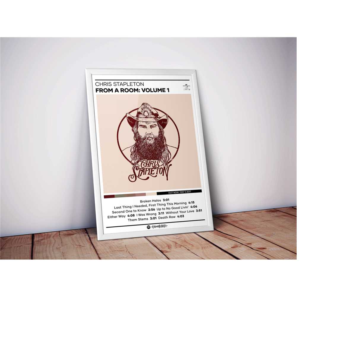 Chris Stapleton Poster | From A Room: Volume | Inspire Uplift