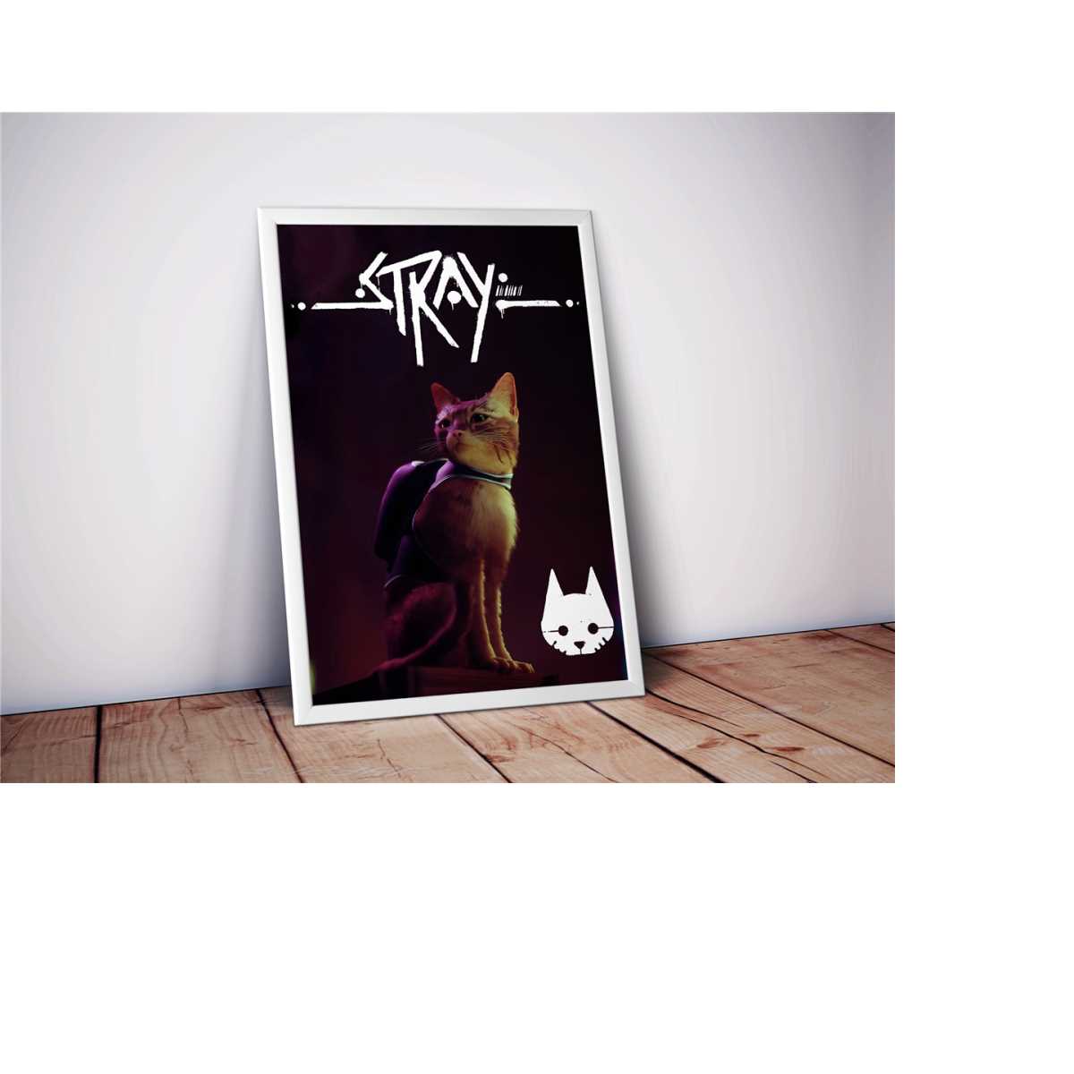 Stray Poster | Stray Print | Gaming Posters | Inspire Uplift