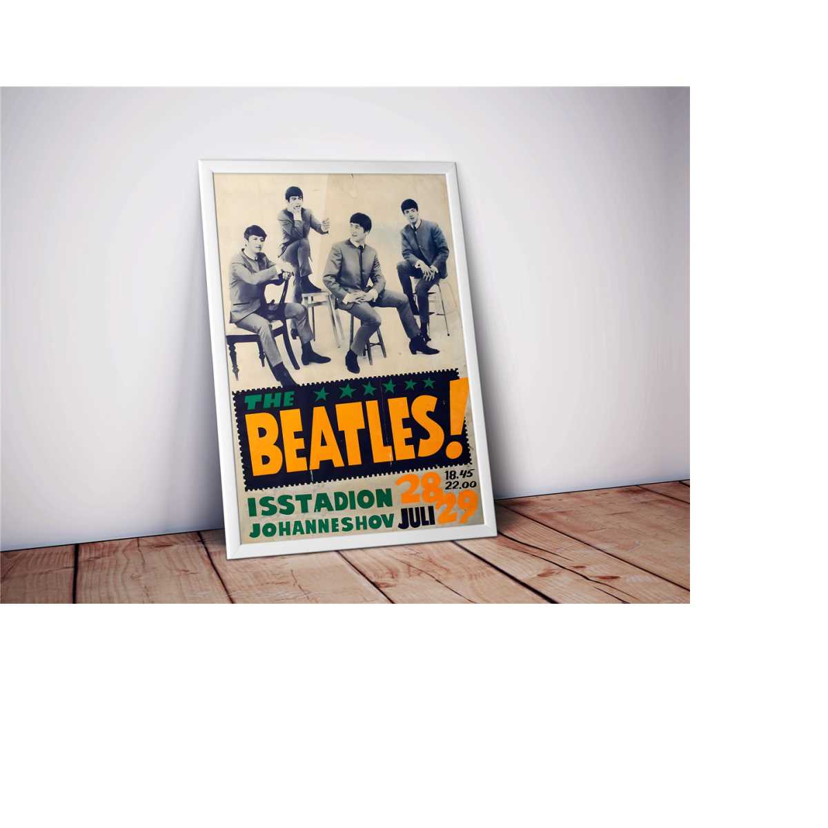 The Beatles Poster | Concert Posters | Beatles | Inspire Uplift