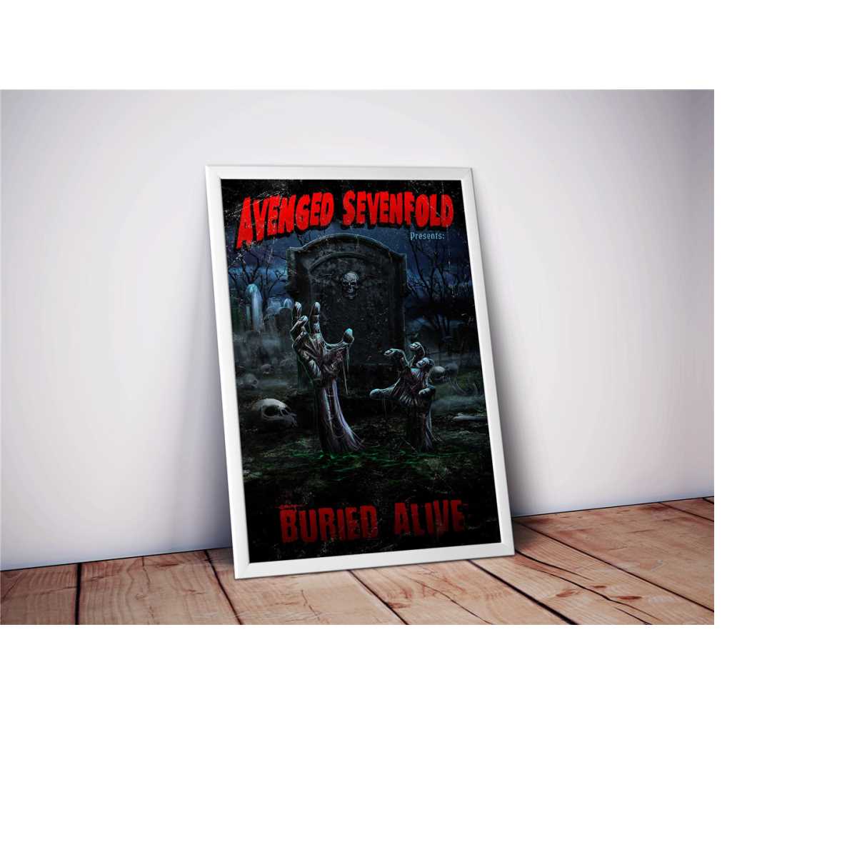 Avenged Sevenfold Poster | Buried Alive Poster | | Inspire Uplift