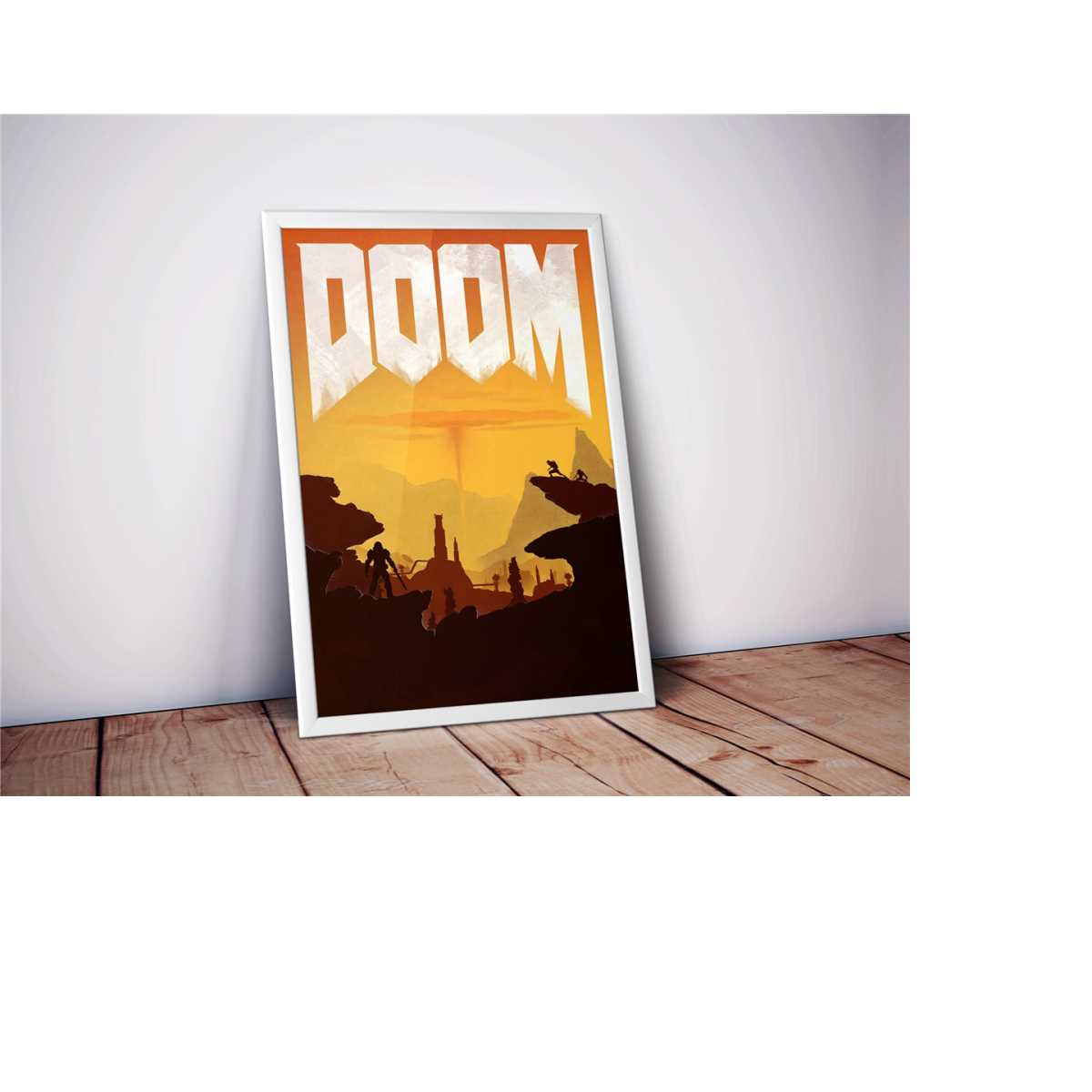Doom Poster | Doom Print | Gaming Poster | Inspire Uplift