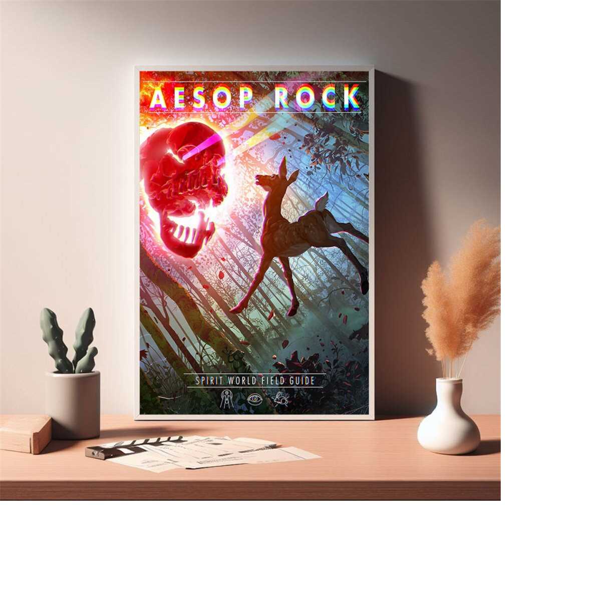 Aesop Rock Album Spirit World Field Guide Poster, | Inspire Uplift