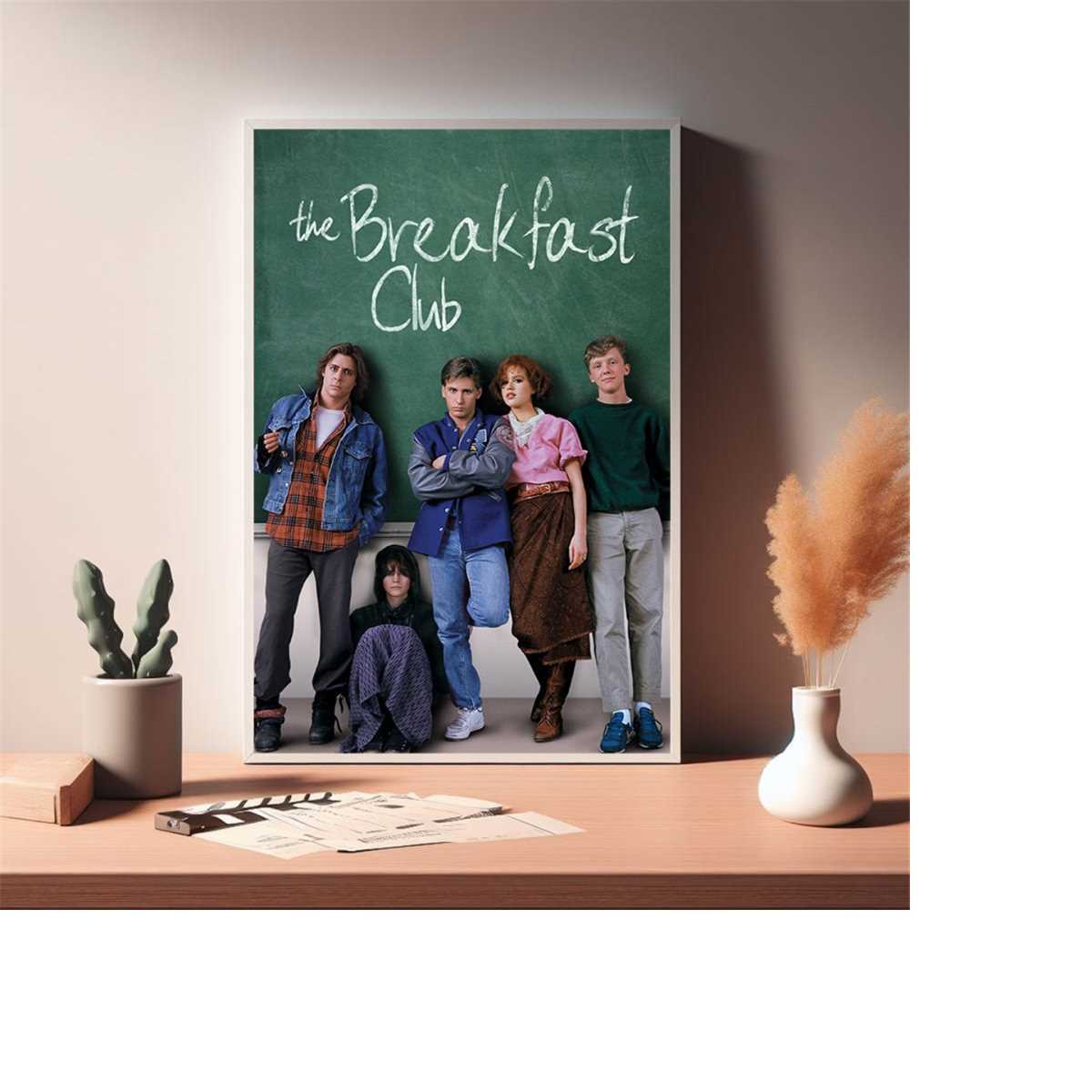 The Breakfast Club Movie Poster, Canvas Prints Wall | Inspire Uplift