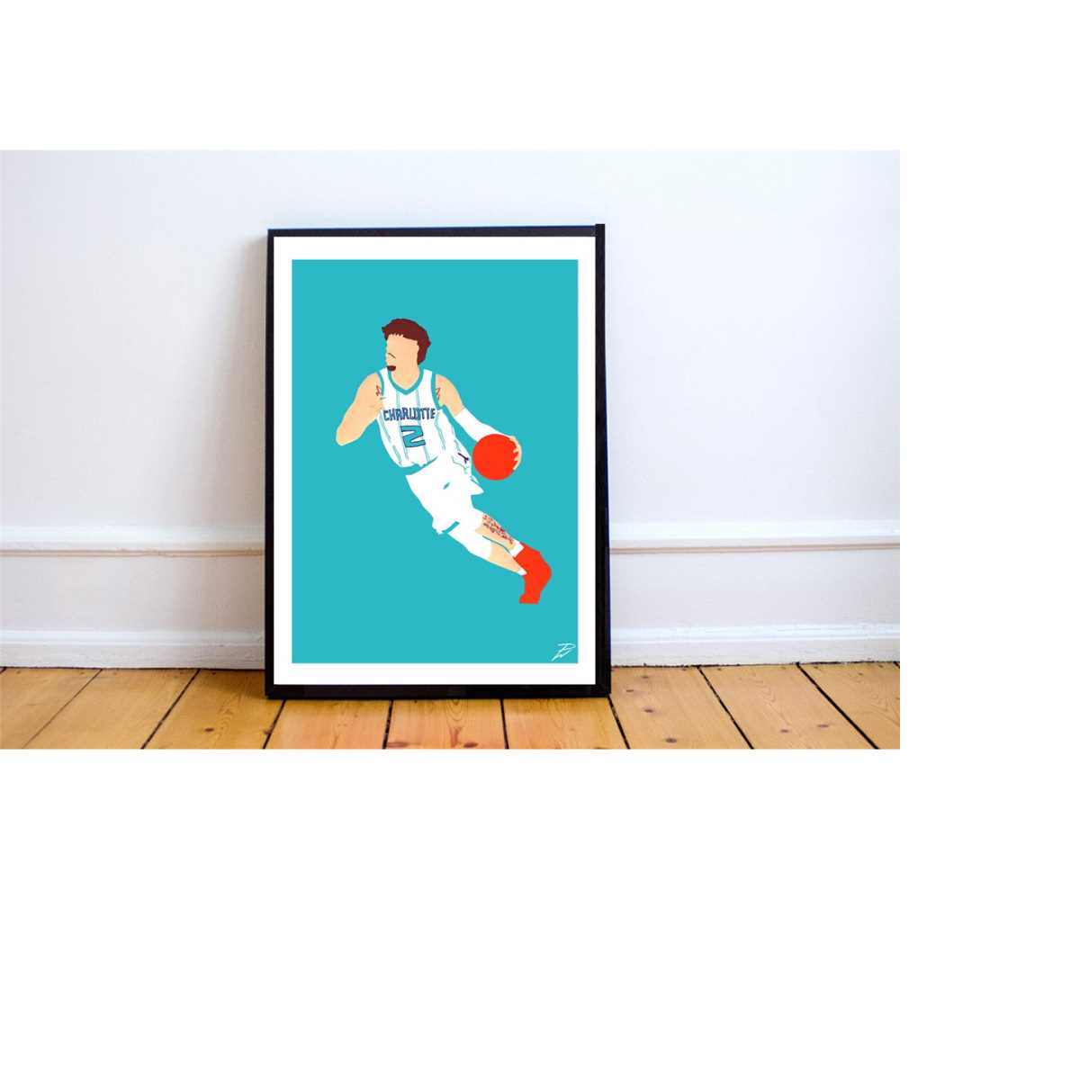 LaMelo Ball Poster Print. A4/A3, LaMelo, Ball, Charlotte, | Inspire Uplift