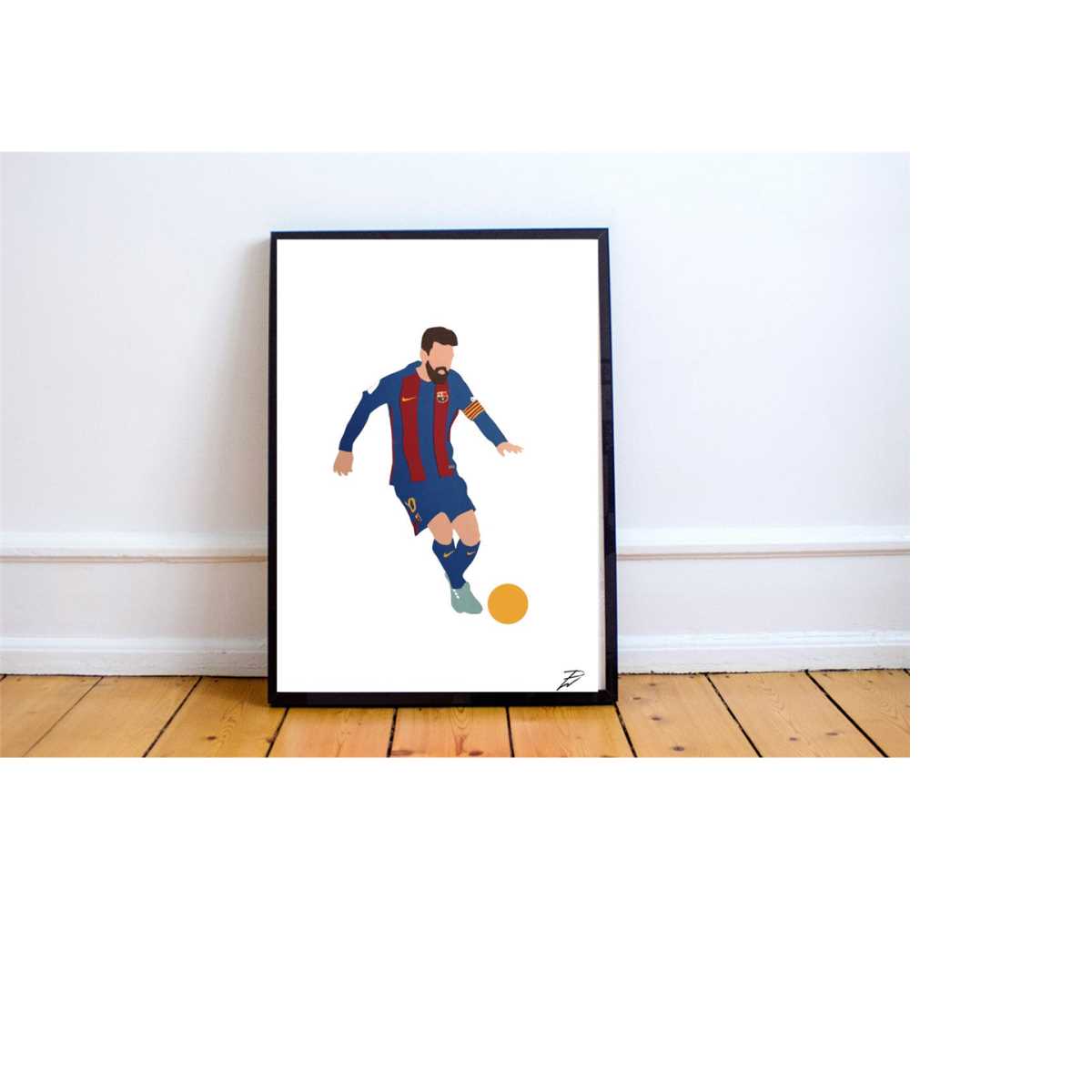 Lionel Messi Poster Print. A4/A3, Messi, Lionel Messi, - Inspire Uplift