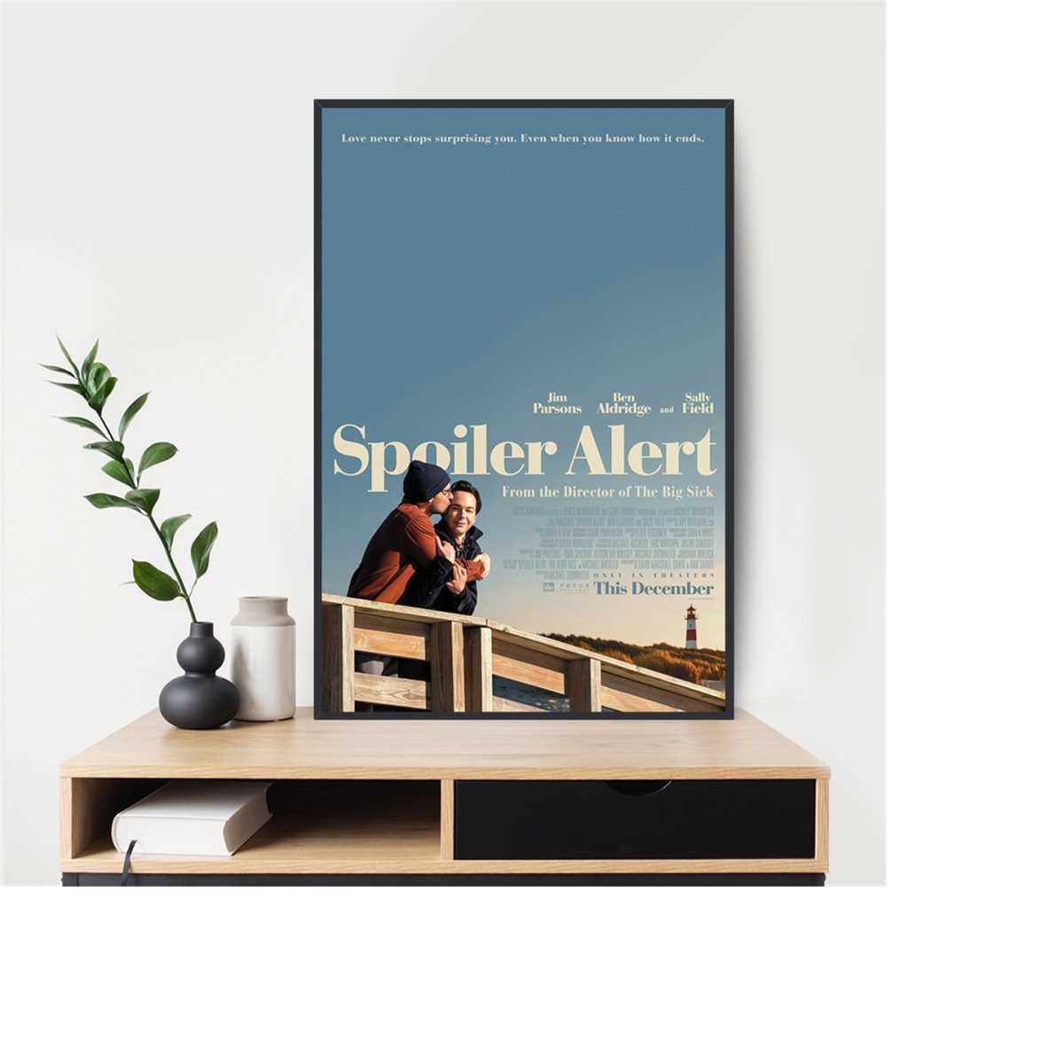 Spoiler Alert Movie Poster Art Wall Room Decor | Inspire Uplift