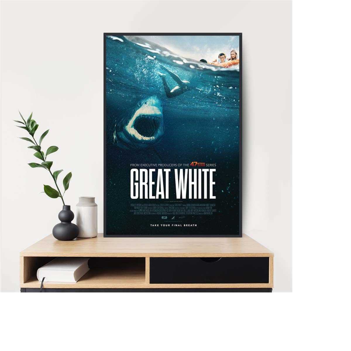 Great White 2021 Movie Poster Movie Poster Art - Inspire Uplift