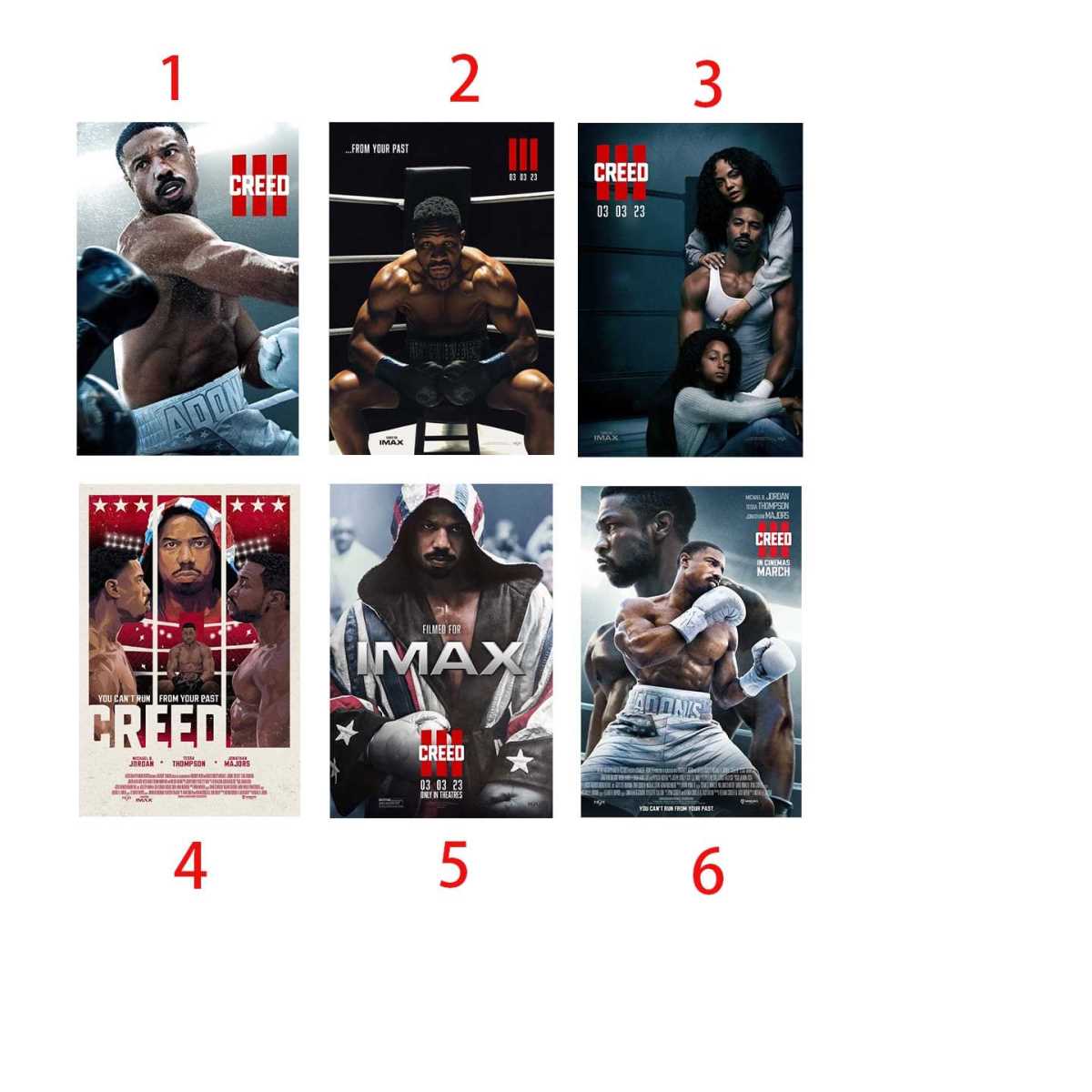 Creed III Movie Poster Art Movie Wall Room | Inspire Uplift