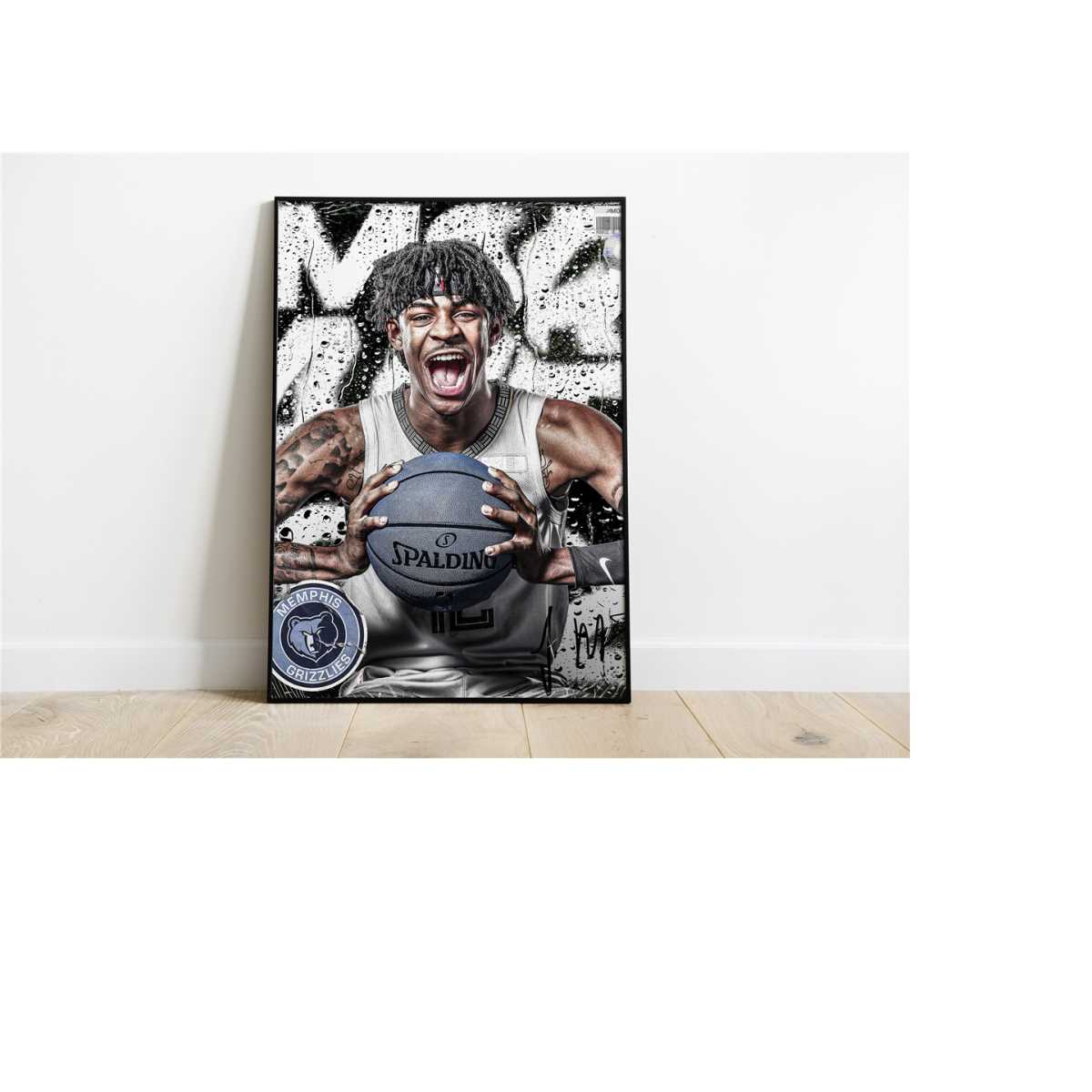 Ja Morant Poster, NBA Posters, Wall Art, Wall | Inspire Uplift
