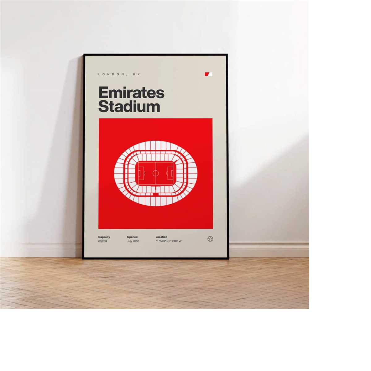 Arsenal Poster, Emirates Stadium Poster, Football Posters, S | Inspire ...