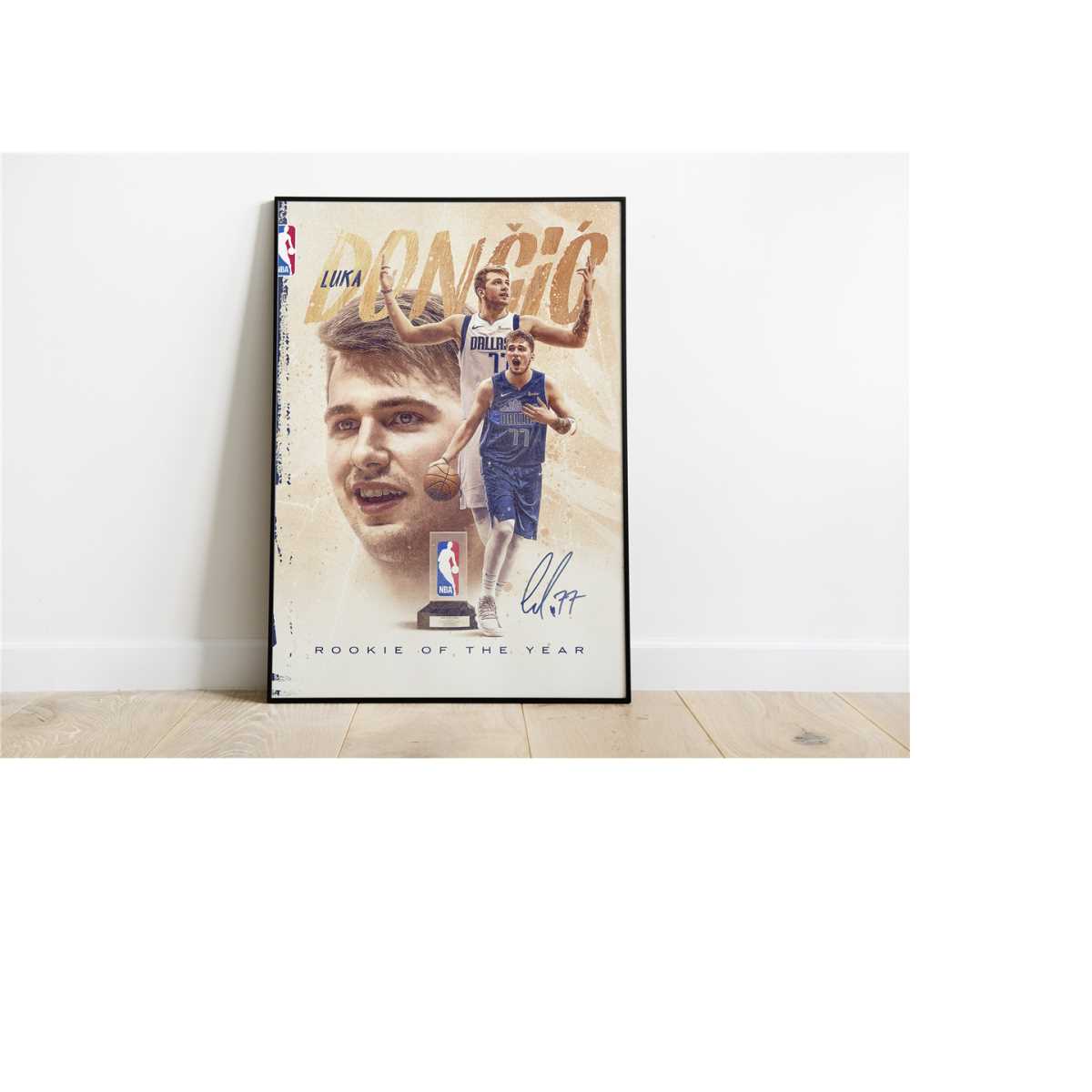 Luka Doncic Poster, NBA Posters, Wall Art, Wall - Inspire Uplift