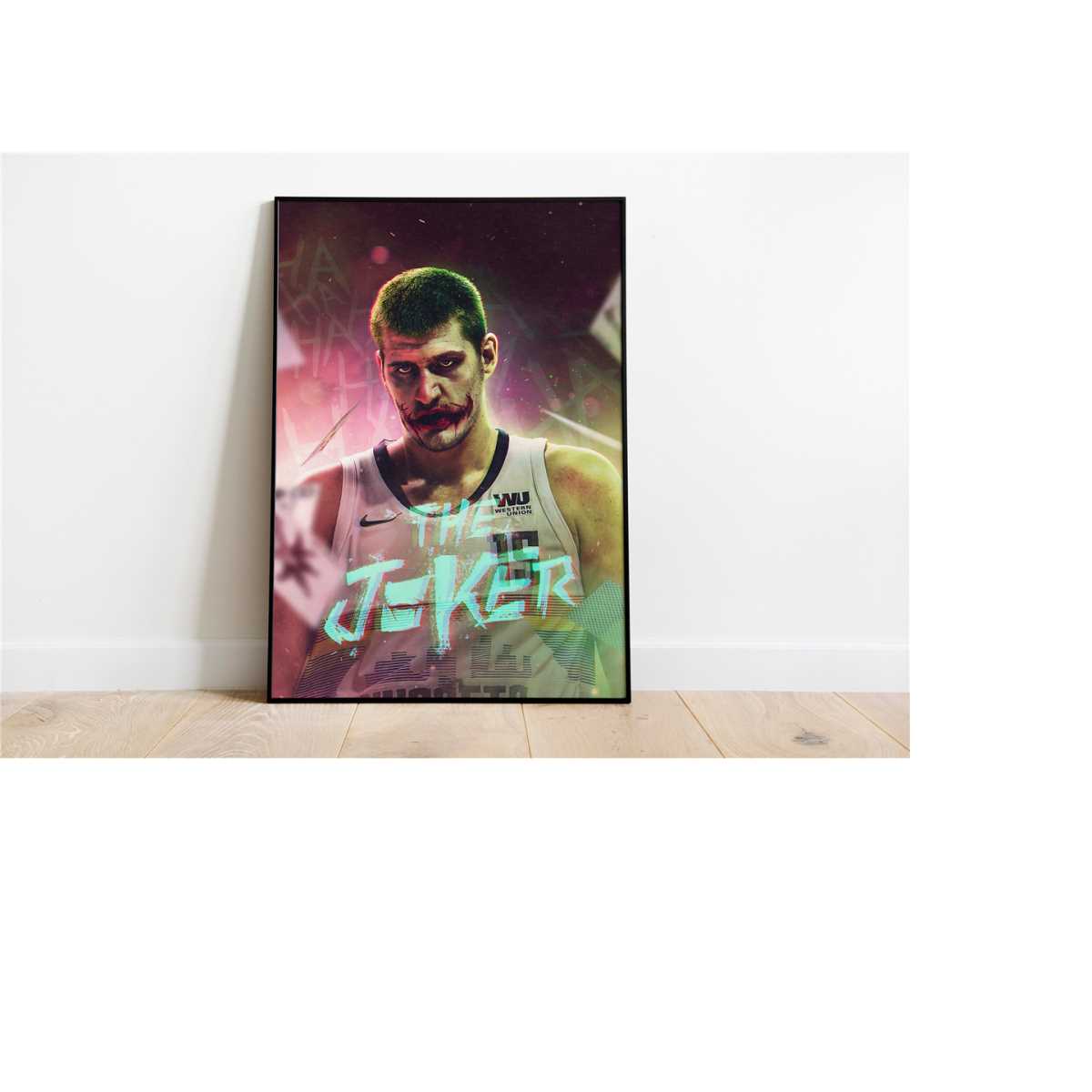 Nikola Jokic Poster, NBA Posters, Wall Art, Wall - Inspire Uplift