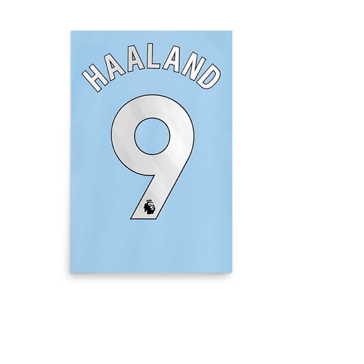 Erling Haaland - 9 - Back Of Shirt | Inspire Uplift