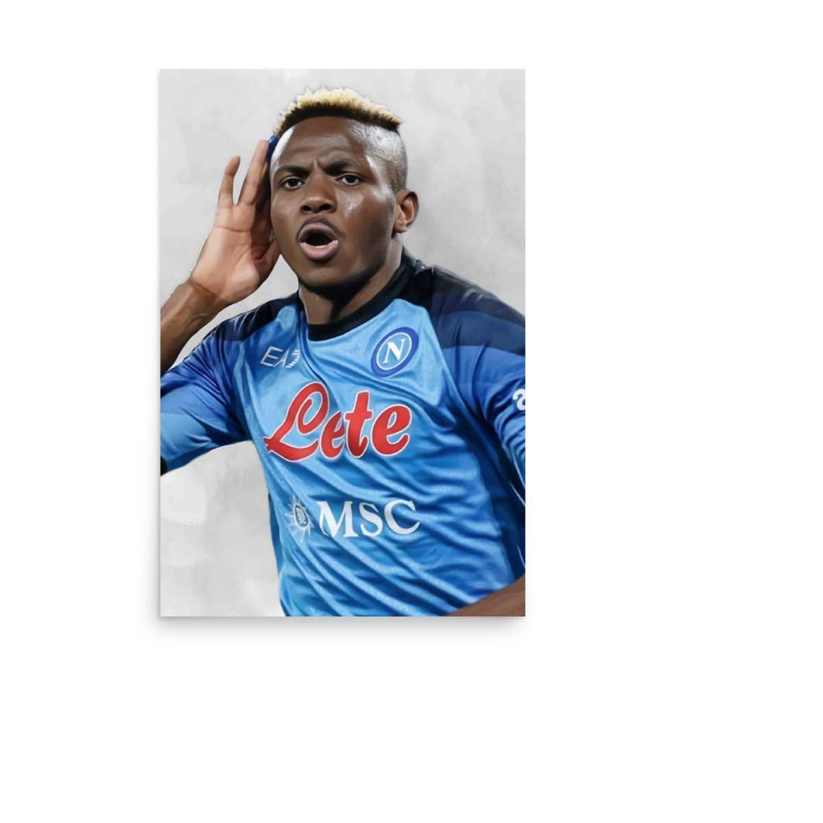 Victor Osimhen - Napoli - Football - Poster | Inspire Uplift