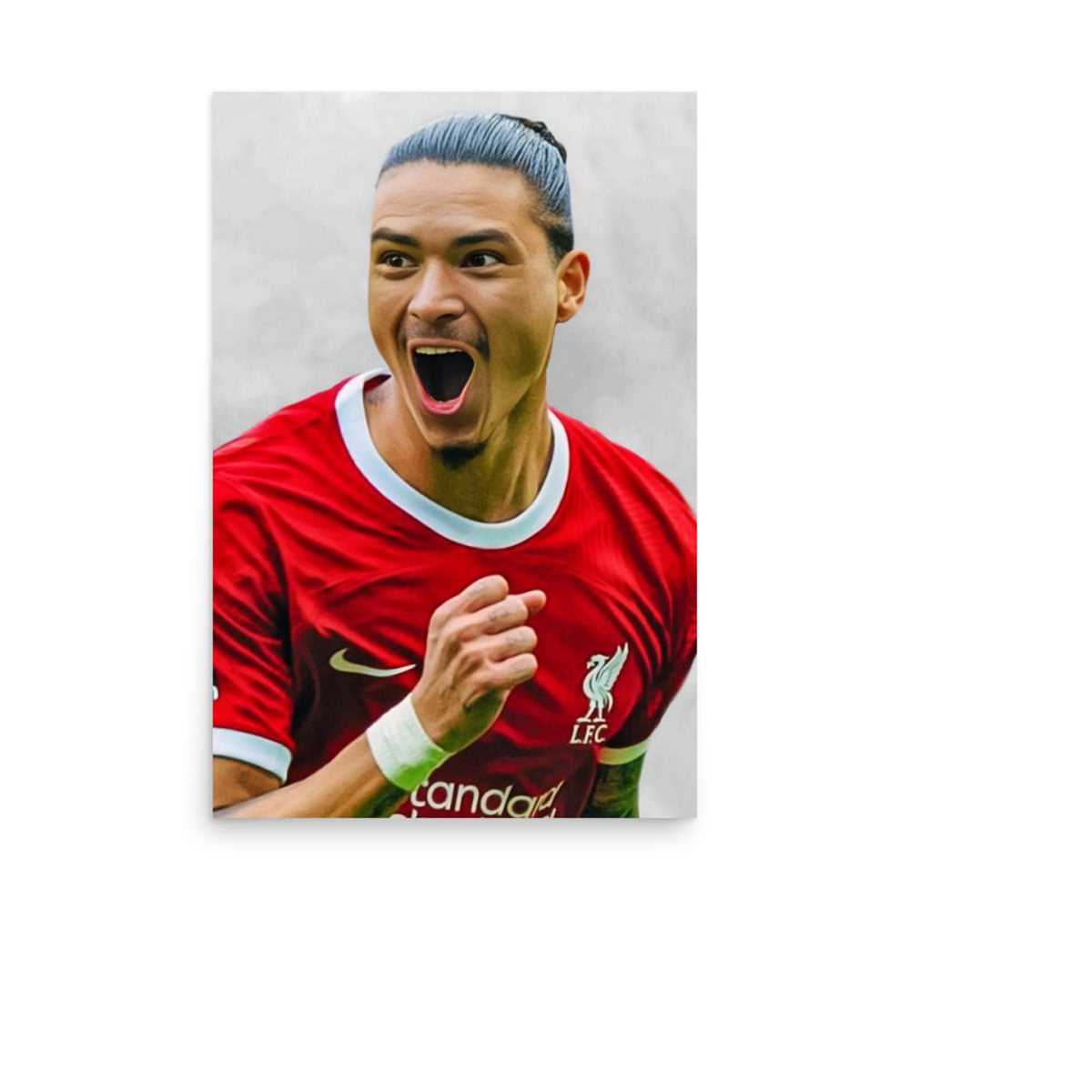 Darwin Nunez - Liverpool - Football - Poster | Inspire Uplift