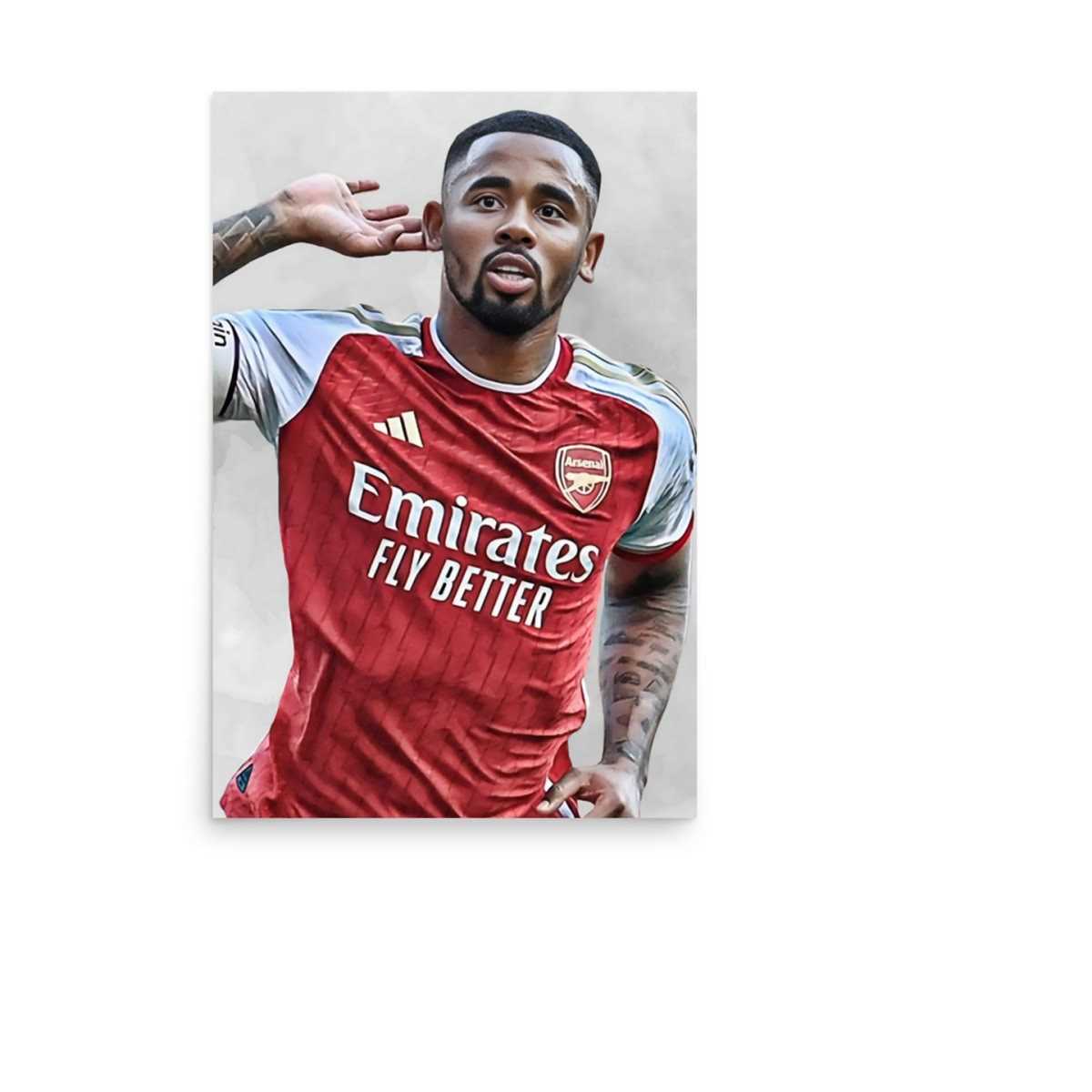 Gabriel Jesus - Arsenal - Football - Poster | Inspire Uplift