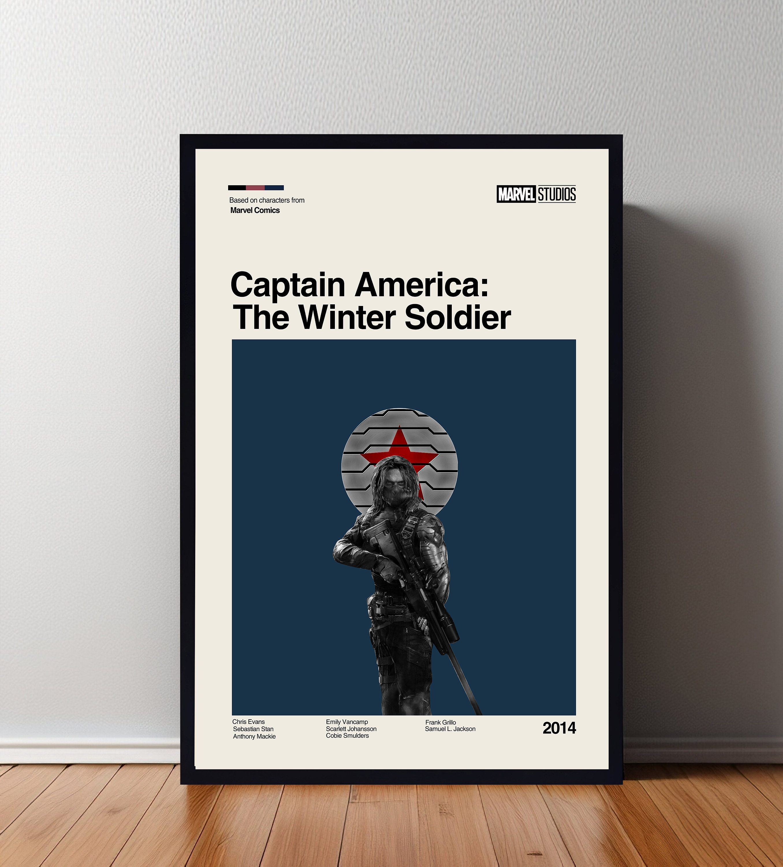 Captain America Poster, Captain America Print, Custom Poster | Inspire ...