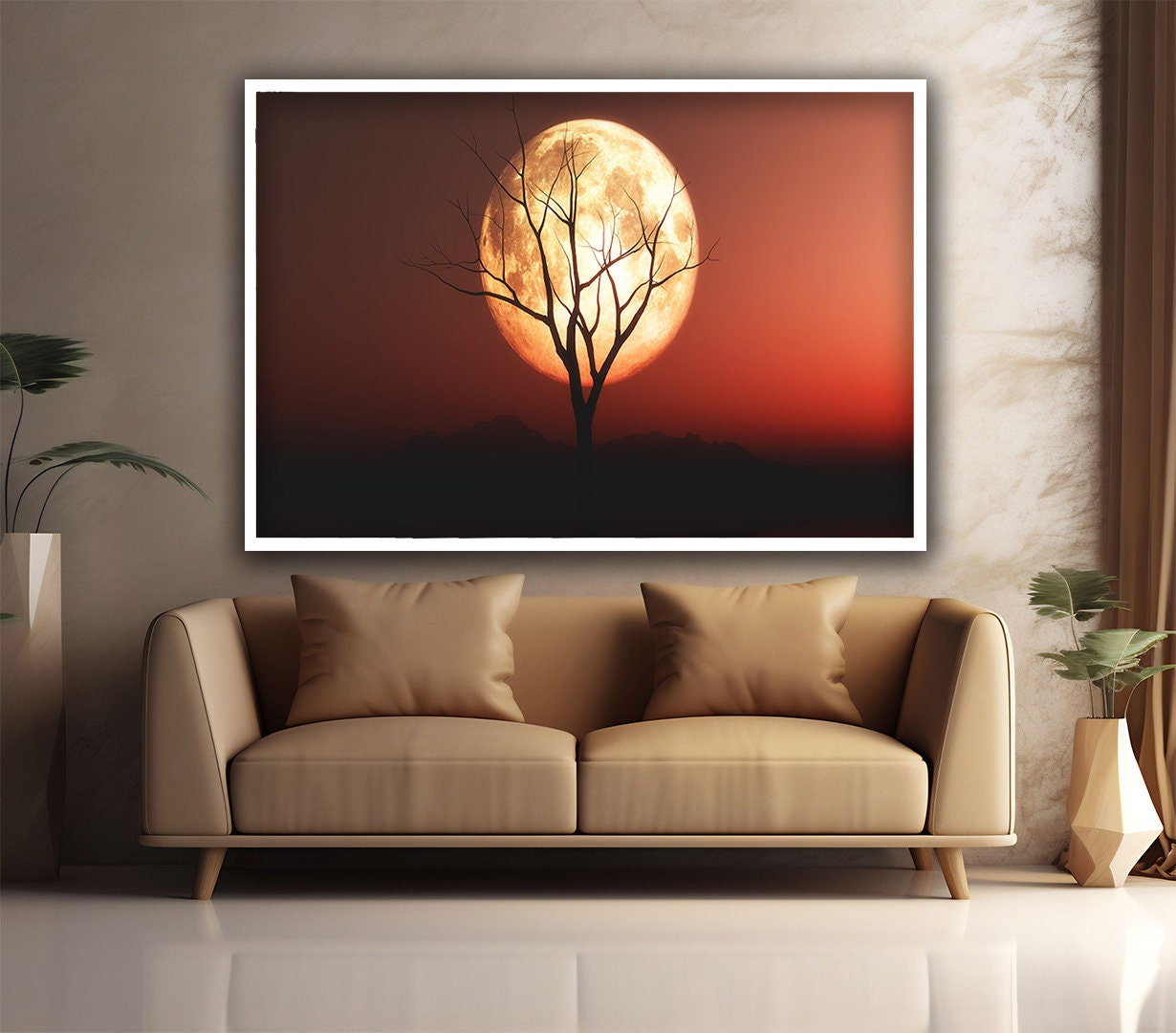 Moon Landscape Art | Inspire Uplift