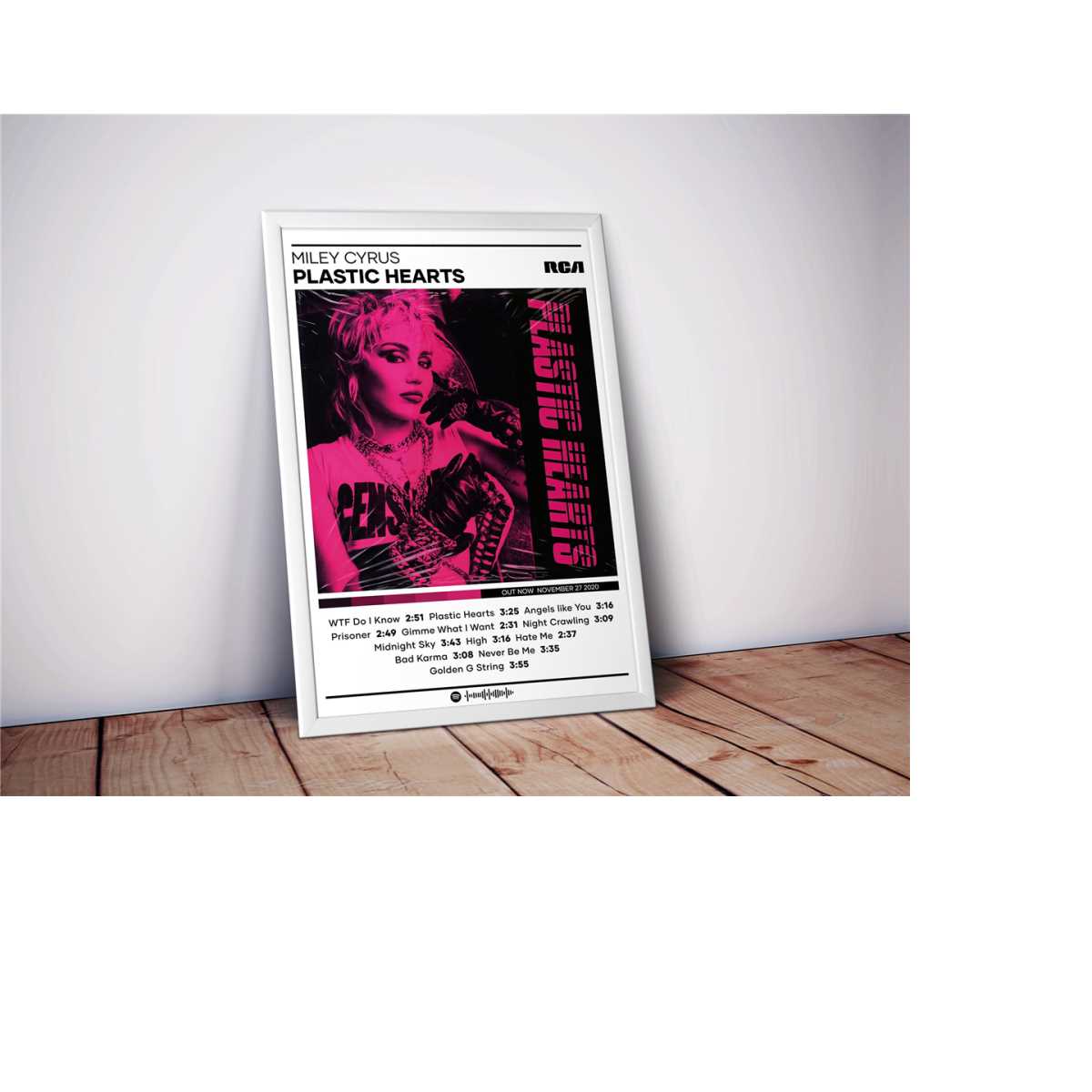 Miley Cyrus Poster | Plastic Hearts Poster | | Inspire Uplift