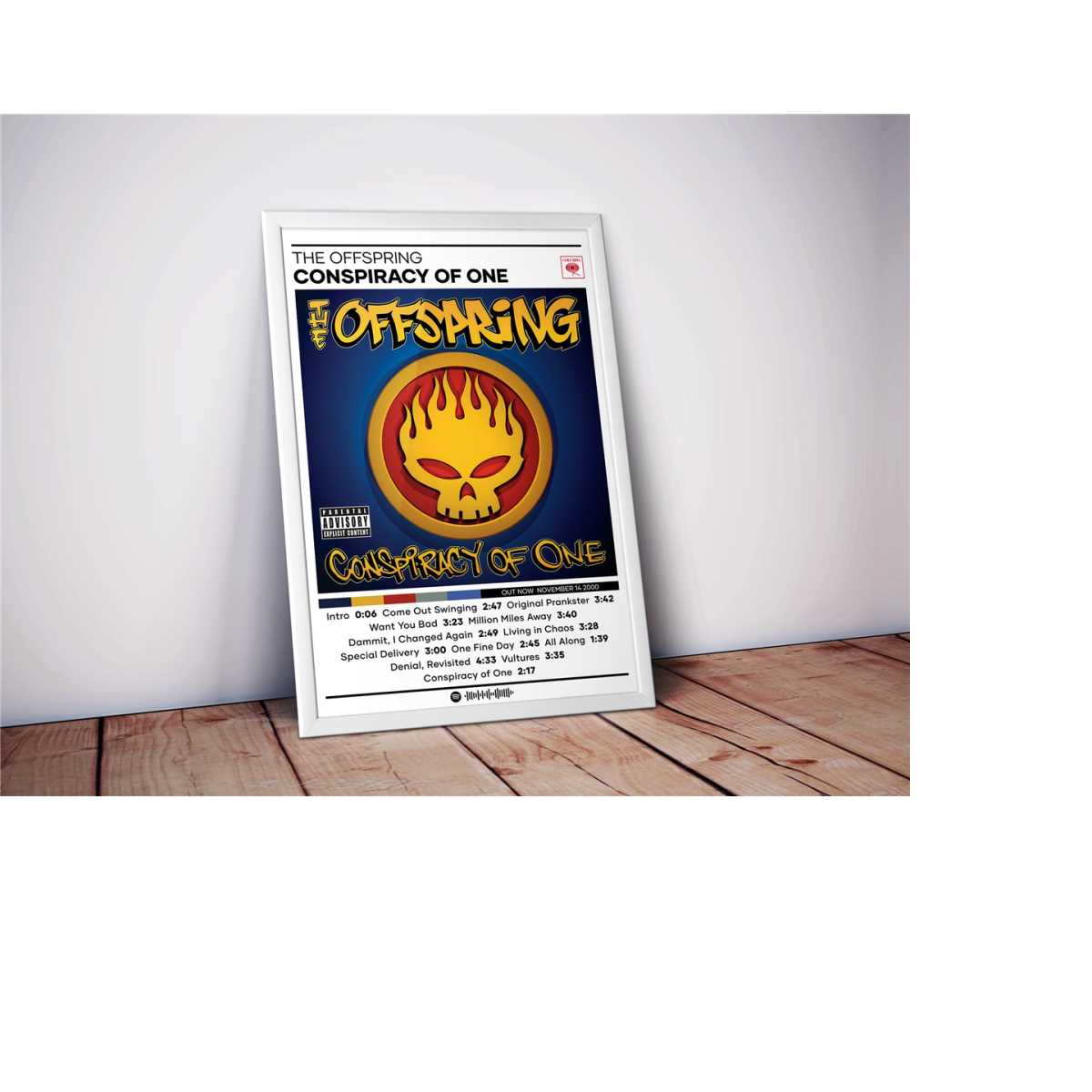 The Offspring Poster | Conspiracy of One Poster | Inspire Uplift