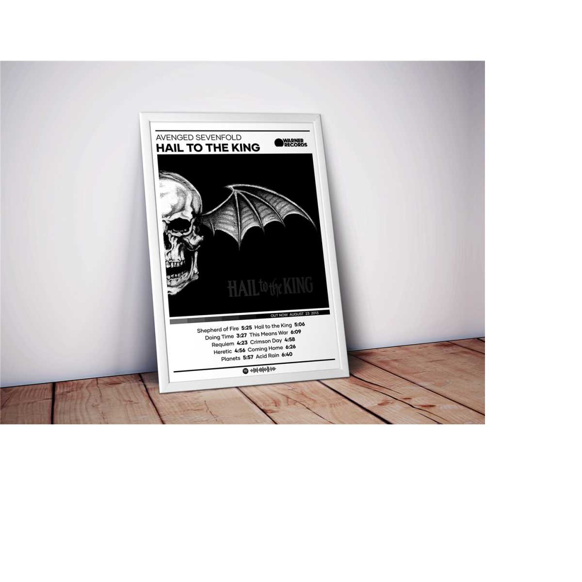 Avenged Sevenfold Poster | Hail to the King | Inspire Uplift