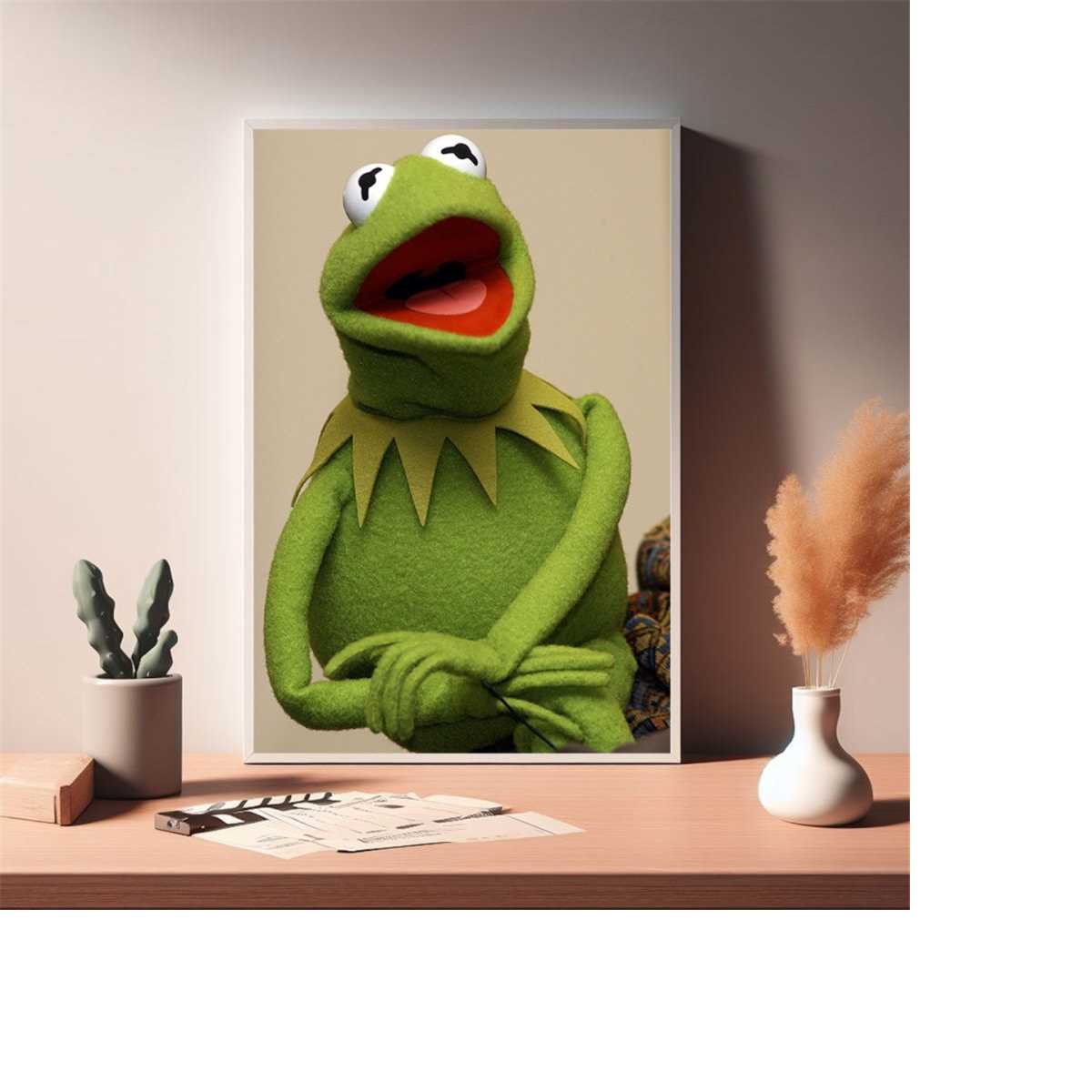 Kermit The Frog Fictional Character Poster, Canvas Prints | Inspire Uplift