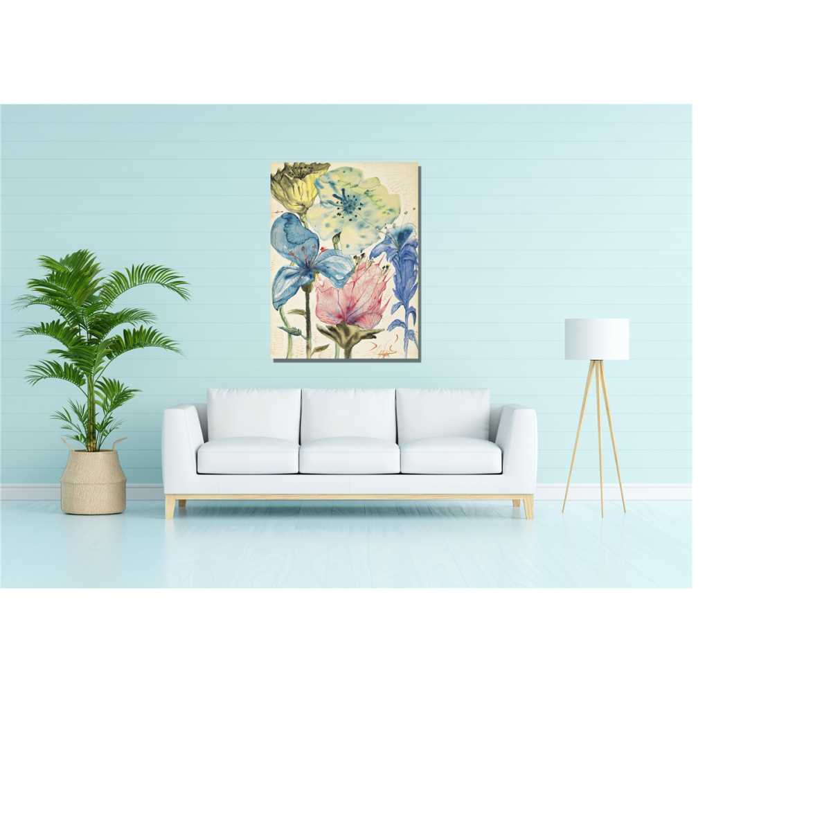 Salvador Dali Fleurs 1948 Print,Salvador Dali Flowers Canvas | Inspire ...