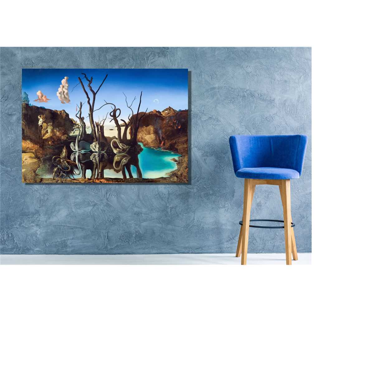 Salvador Dali Swans Animals Painting,Salvador Dali Poster,Sw | Inspire ...