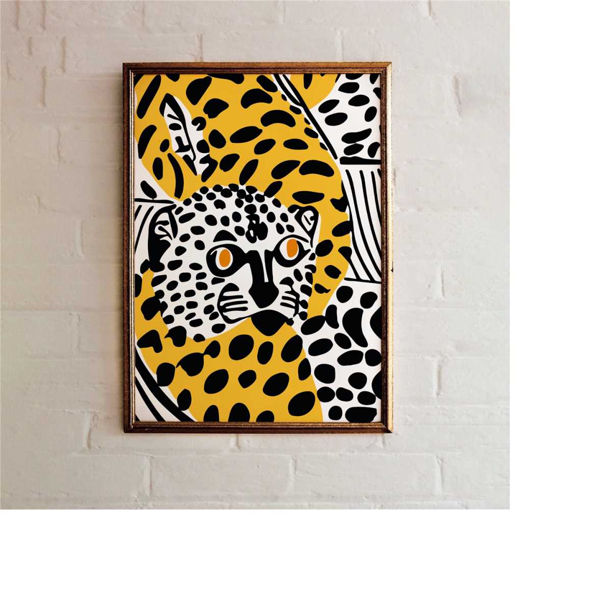 Cheetah Abstract Painting - Jungle Cat Pop-Art Poster | Inspire Uplift