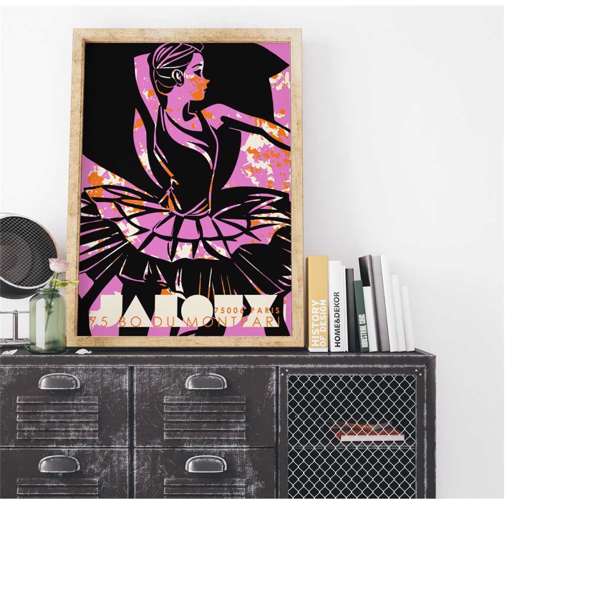 French Ballerina Poster - Classic Dance Poster - | Inspire Uplift