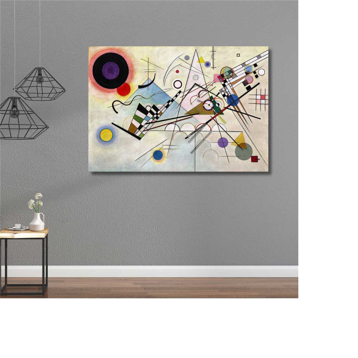 Wassily Kandinsky Composition VIII Canvas, modern shapes can | Inspire ...