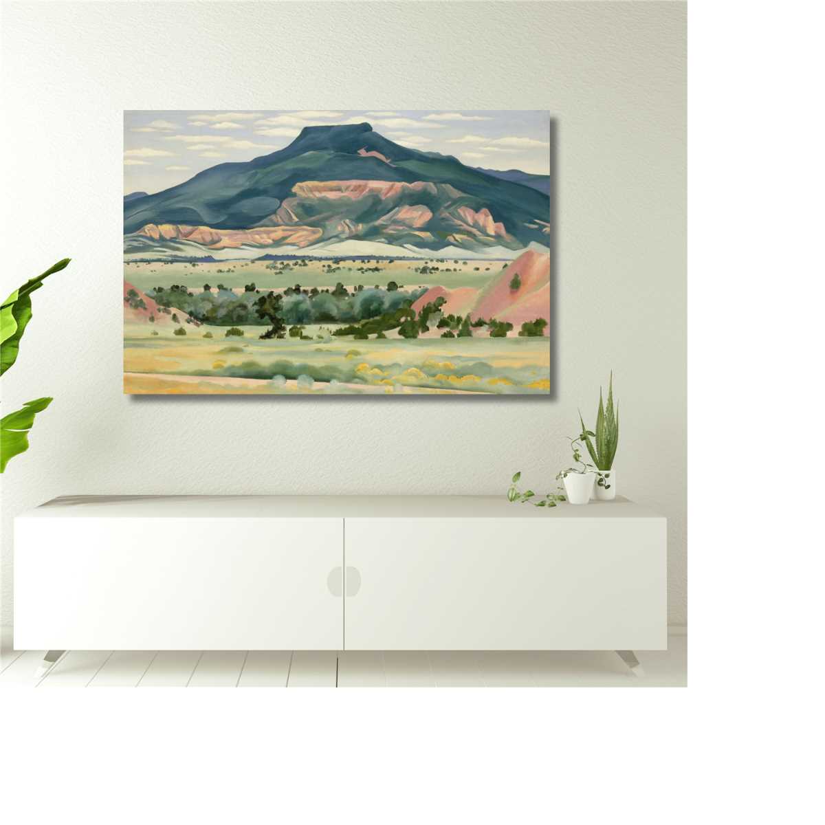 Georgia O'Keeffe New Mexico landscapes canvas, Georgia O'kee | Inspire ...