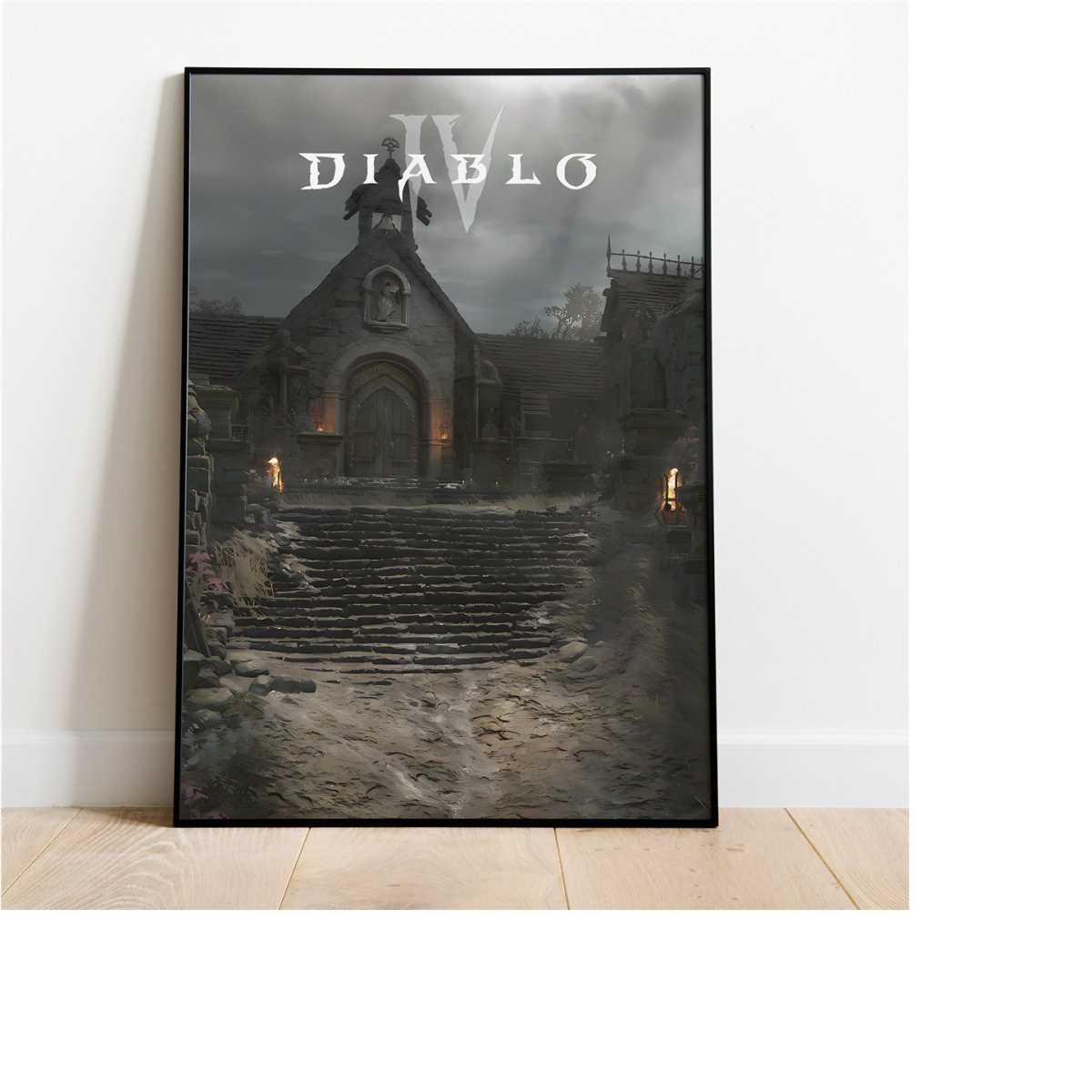Diablo IV Poster, Map Wall Art & Fine | Inspire Uplift
