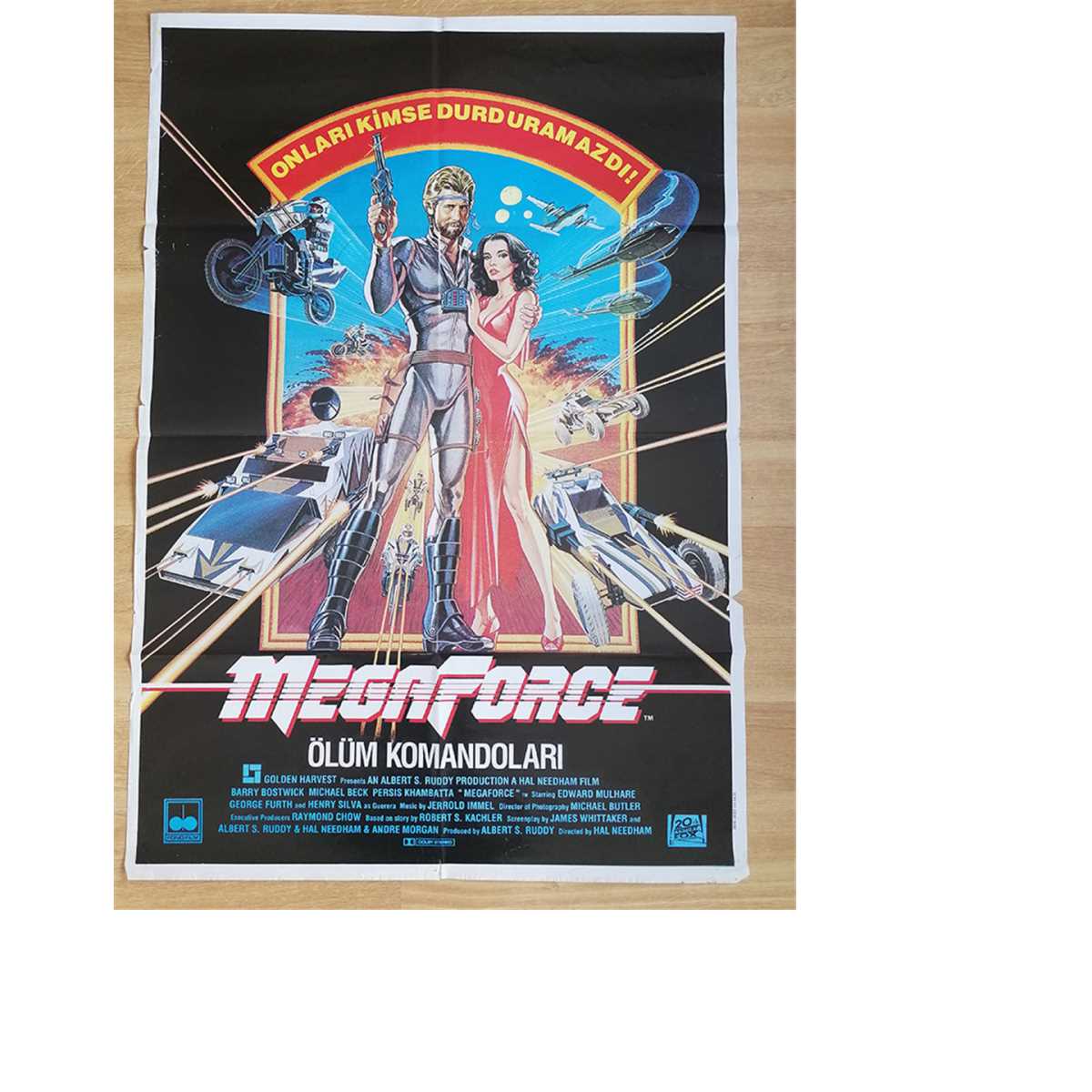 Megaforce Original Vintage Movie Cinema Turkish Poster from | Inspire ...