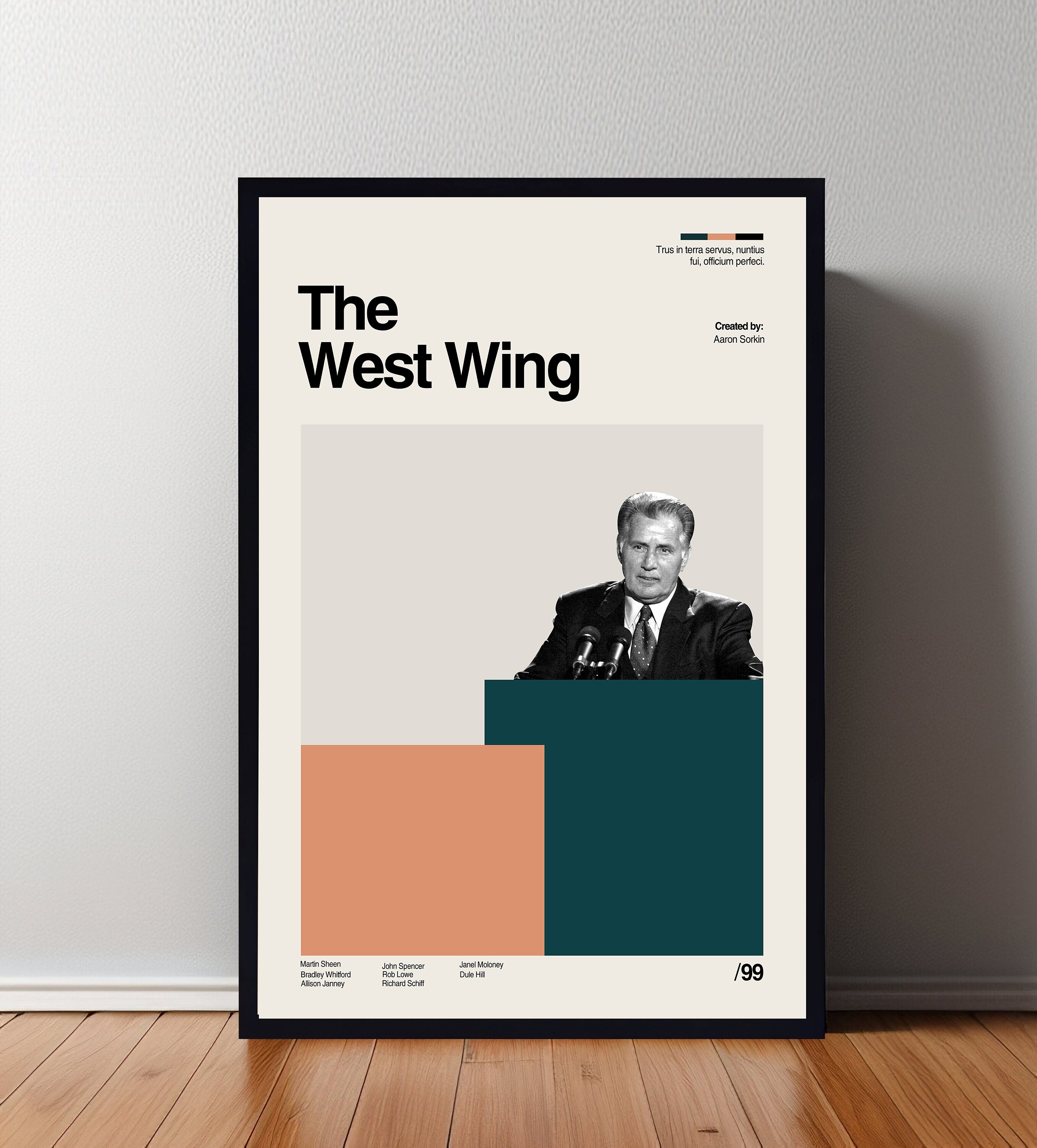 The West Wing Poster, The West Wing Print, Retro Movie Poste | Inspire ...