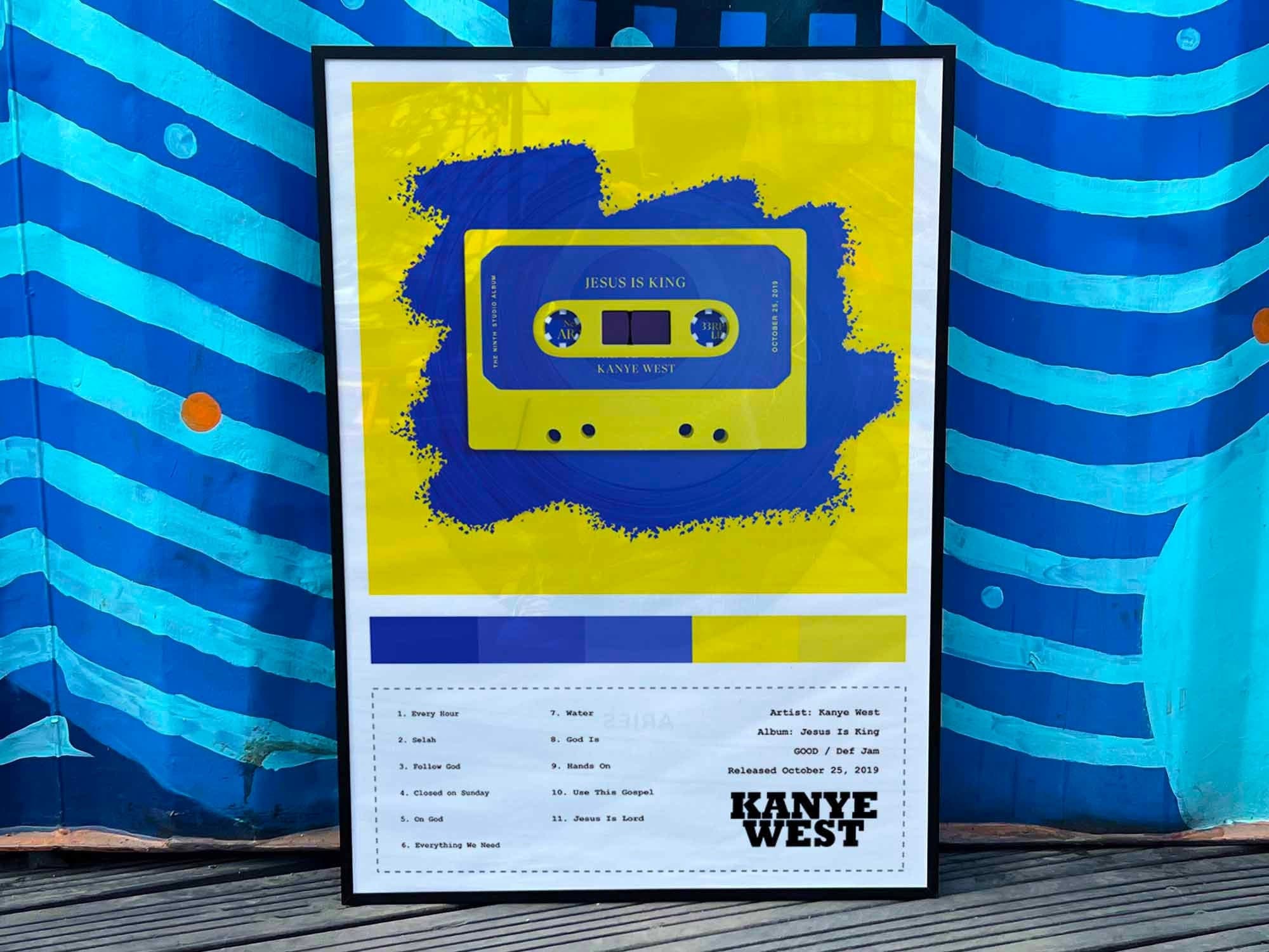 Kanye West Jesus is King Album Cover Poster 1 | Inspire Uplift